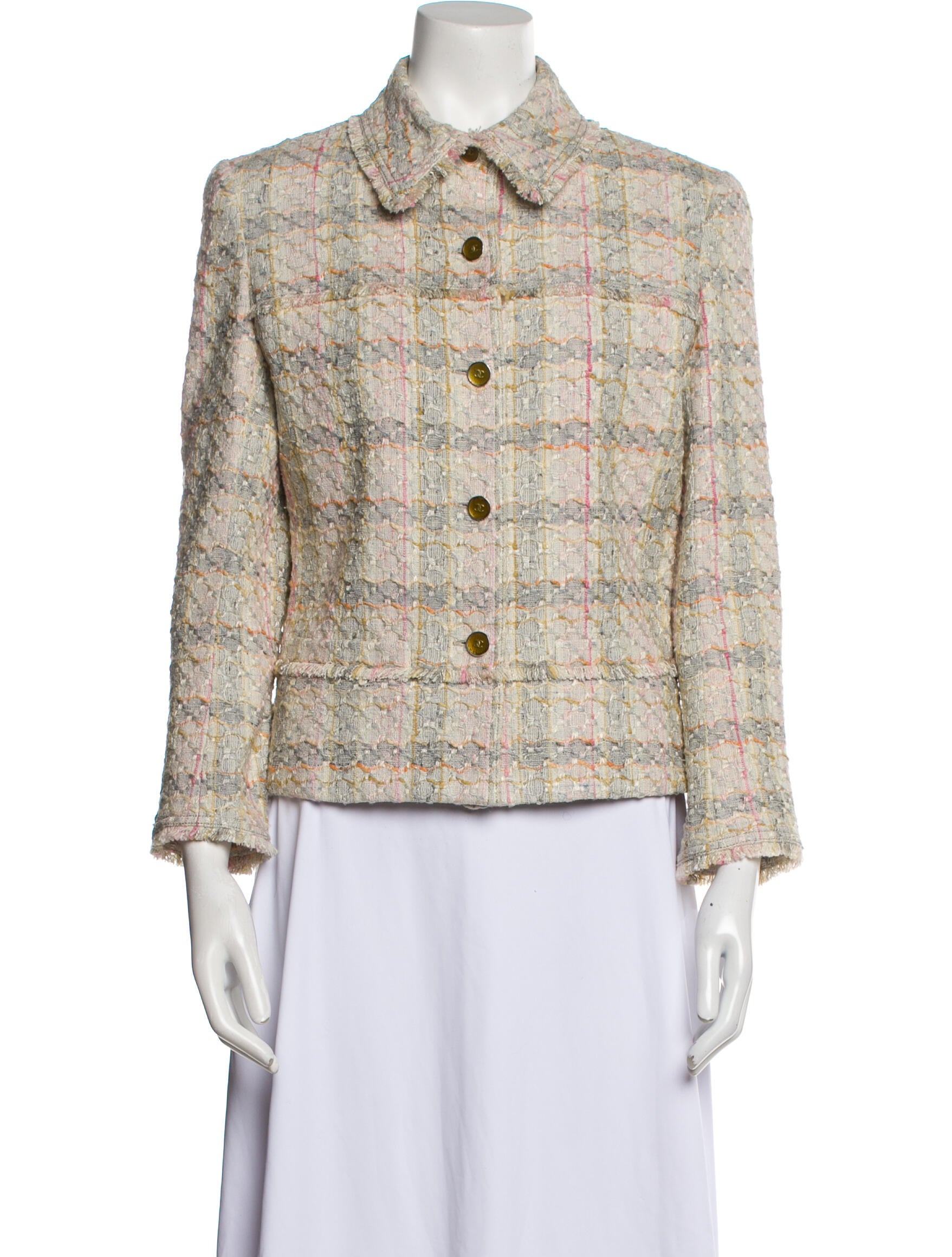 Chanel Vintage 2005 Blazer - Neutrals Jackets, Clothing - CHA828947 ...