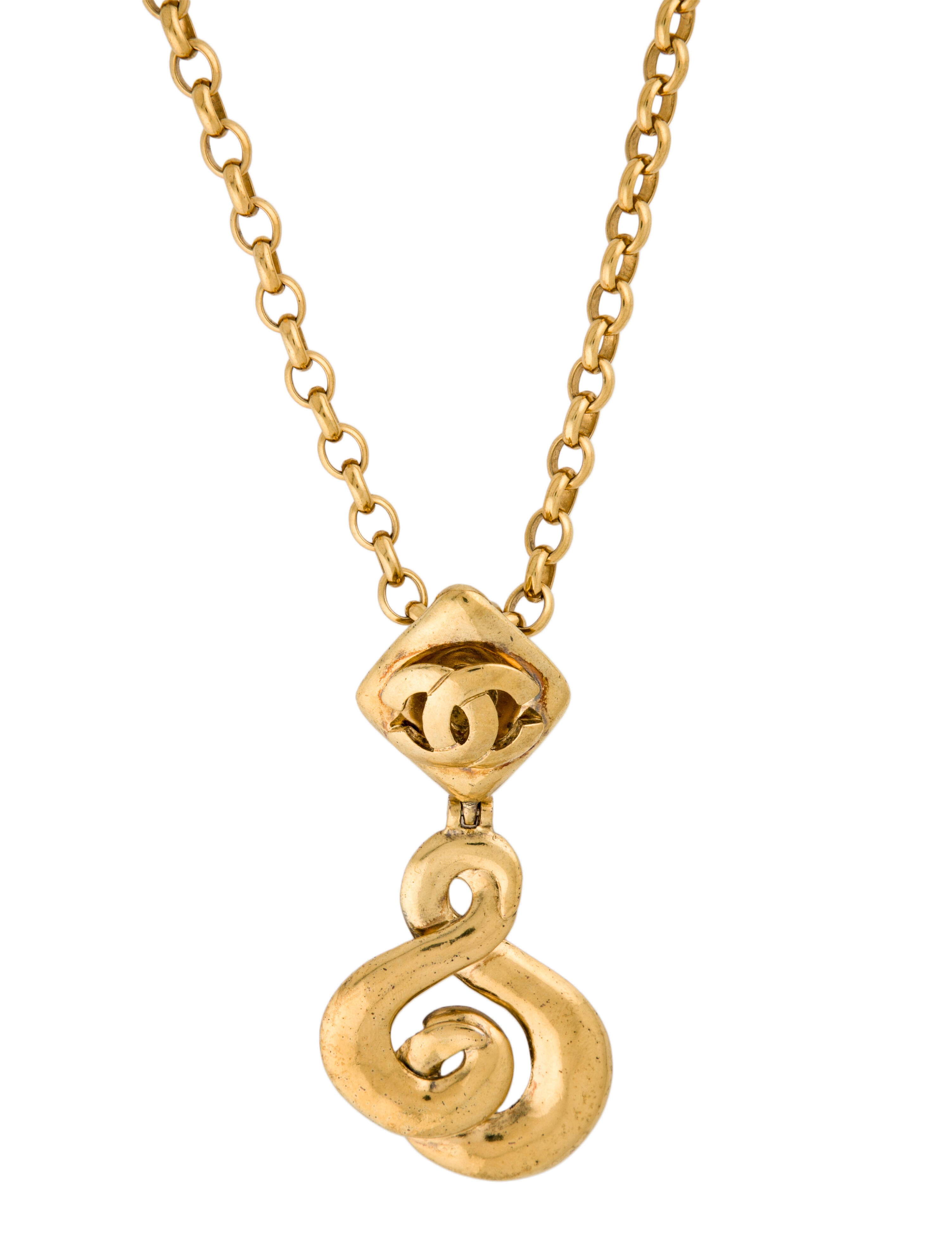 Chanel 100th Anniversary Medallion Coin Necklace - Gold-Tone Metal ...