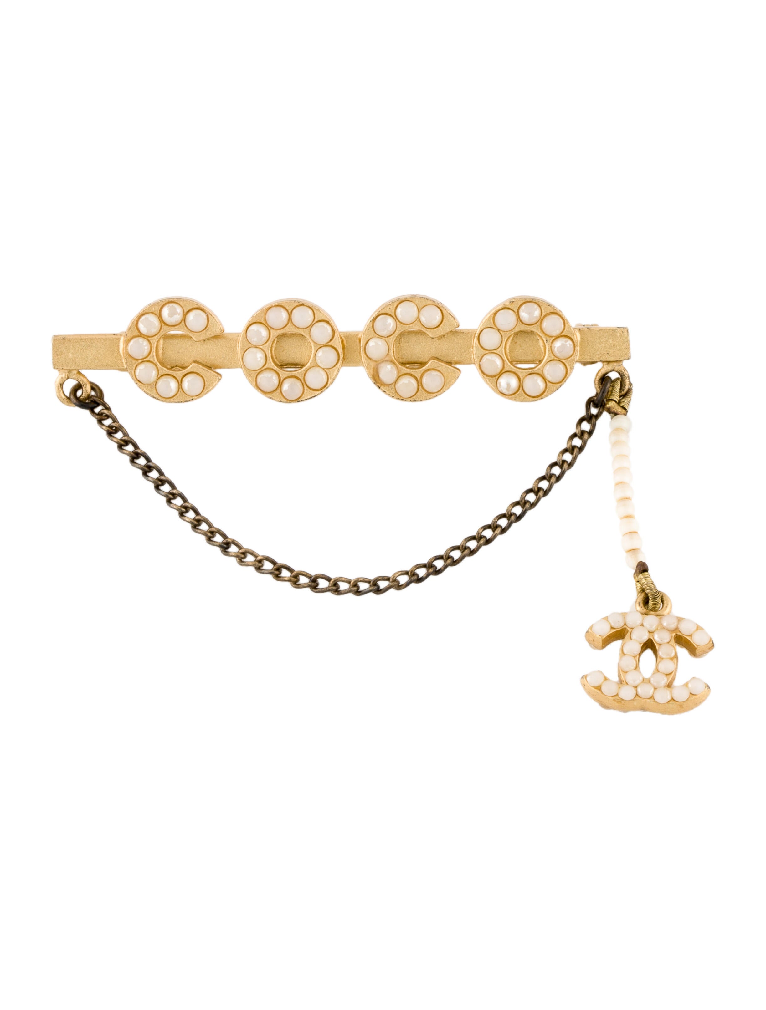 Chanel Camellia Flower Brooch - Gold-Tone Metal Pin, Brooches ...