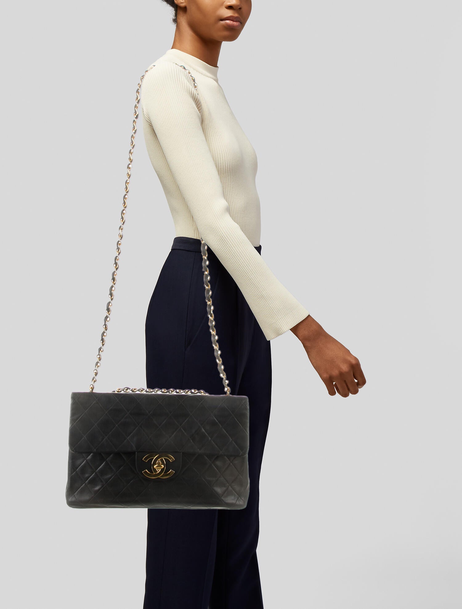 Chanel Classic Maxi Single Flap Bag - Shoulder Bags, Handbags | The ...