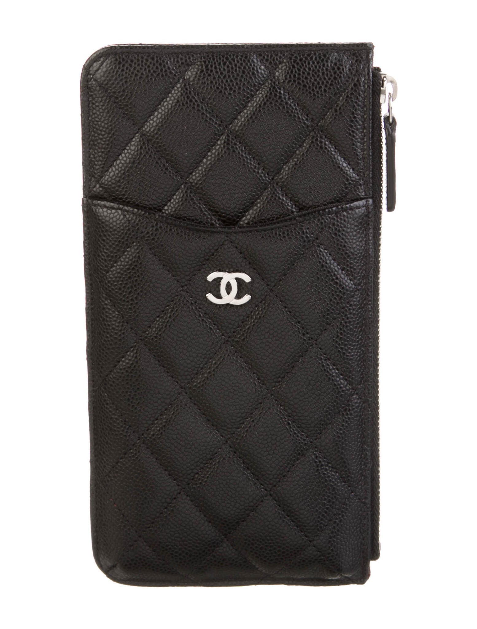 Chanel Interlocking CC Logo Compact Wallet Interlocking CC Logo Compact ...