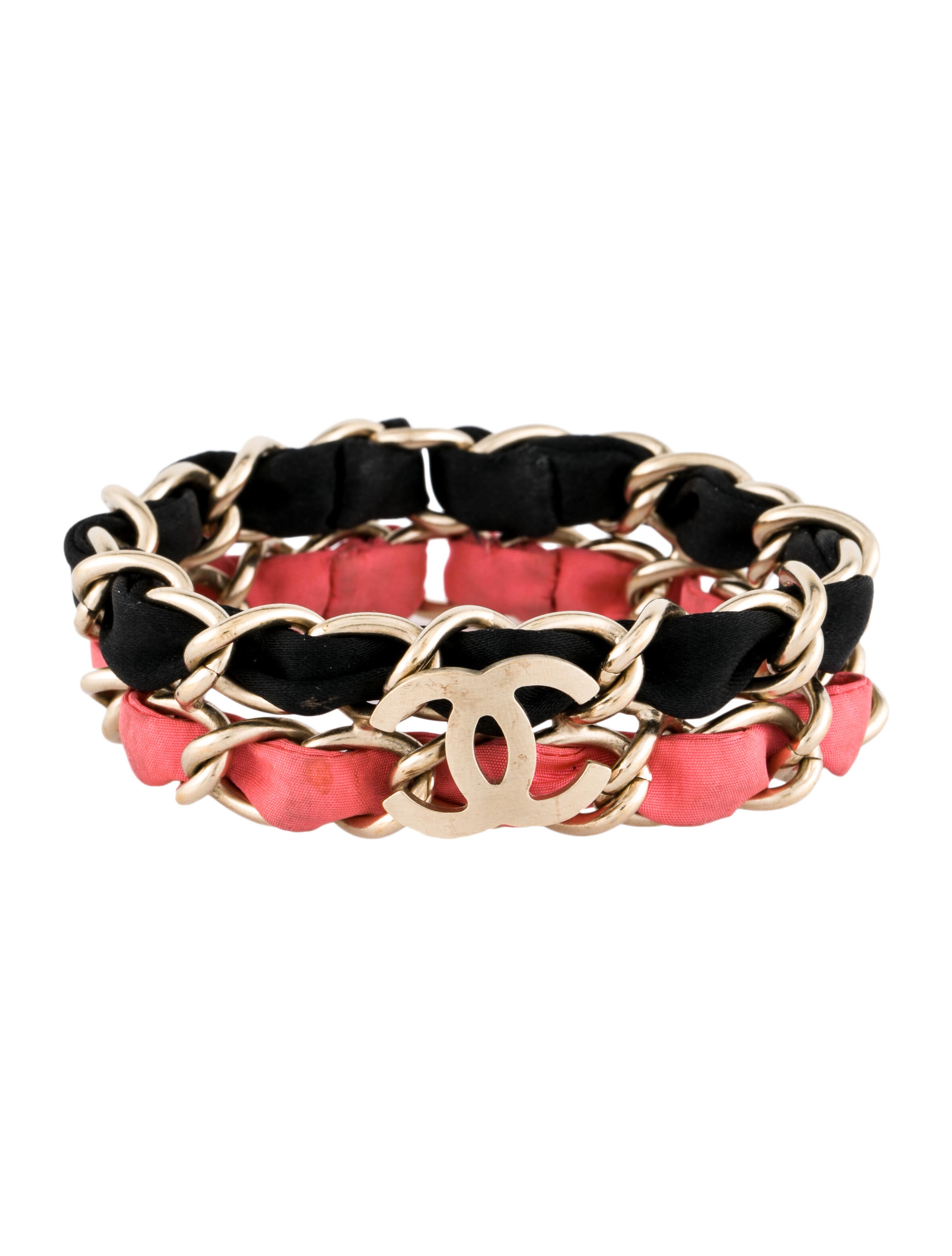 Chanel 18K Diamond & Ceramic Ultra Link Bracelet - 18K White Gold Link ...