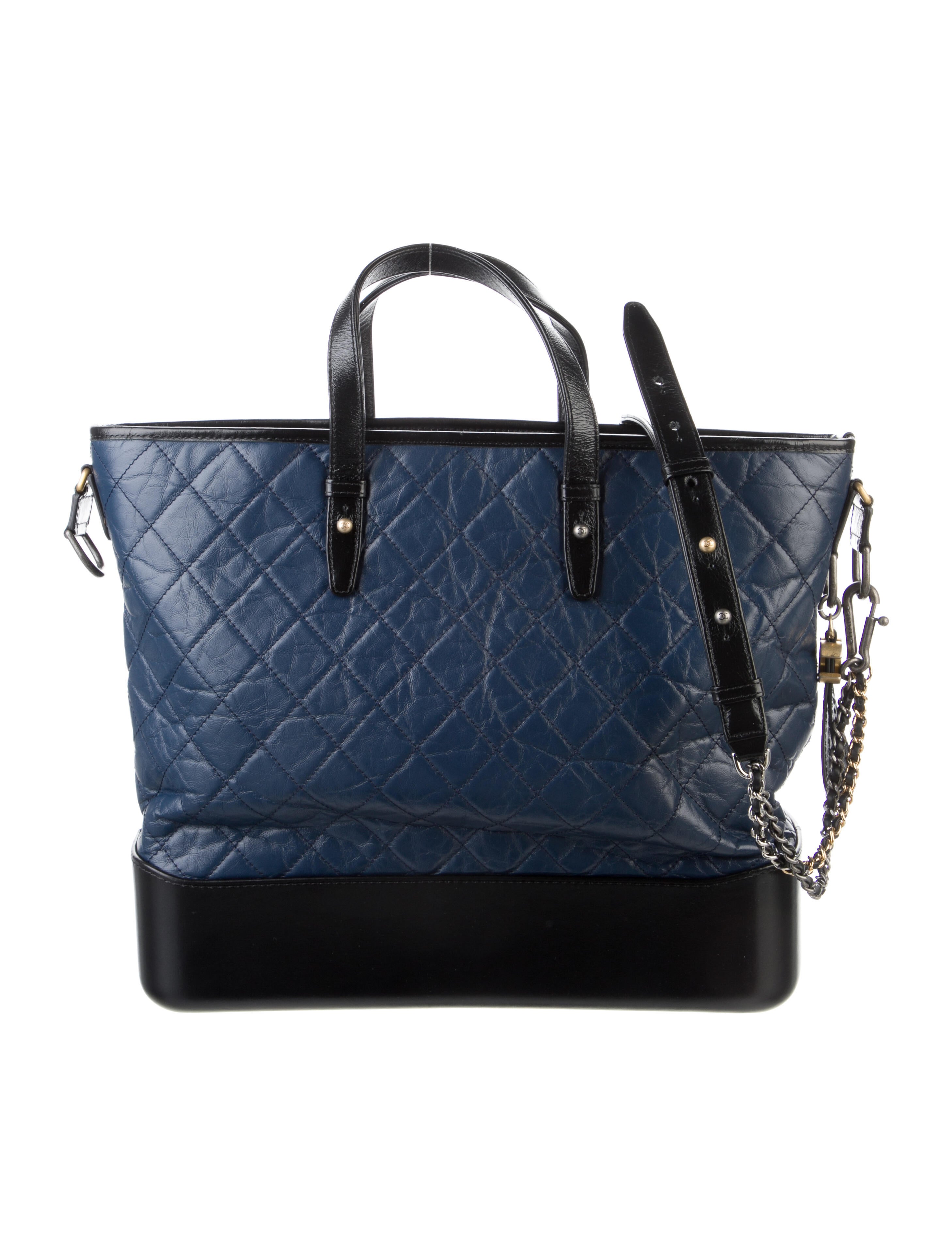 Chanel Large Gabrielle Shopping Tote - Blue Totes, Handbags - CHA834772 ...