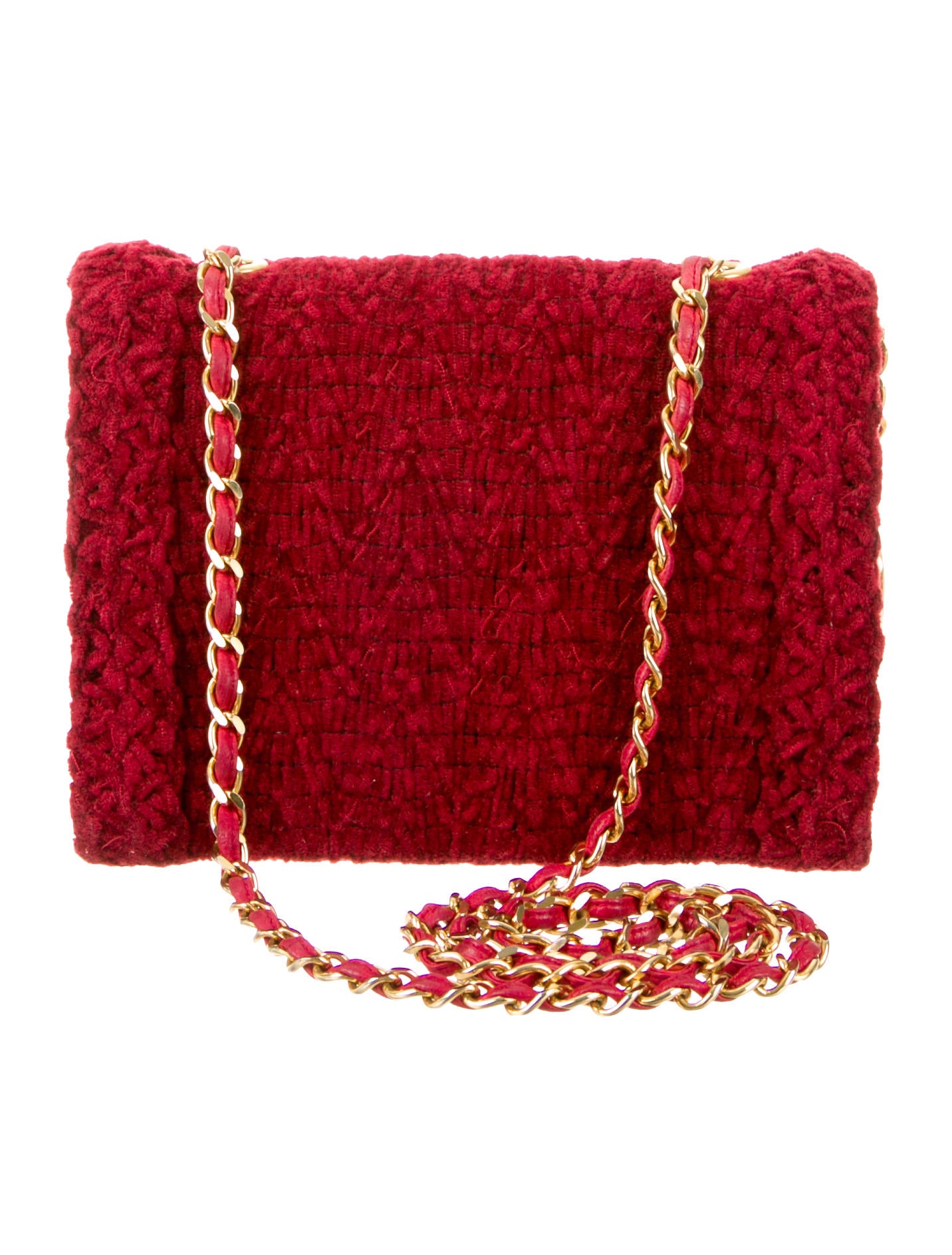 Chanel Chenille Shoulder Bag - Handbags - CHA83540 | The RealReal