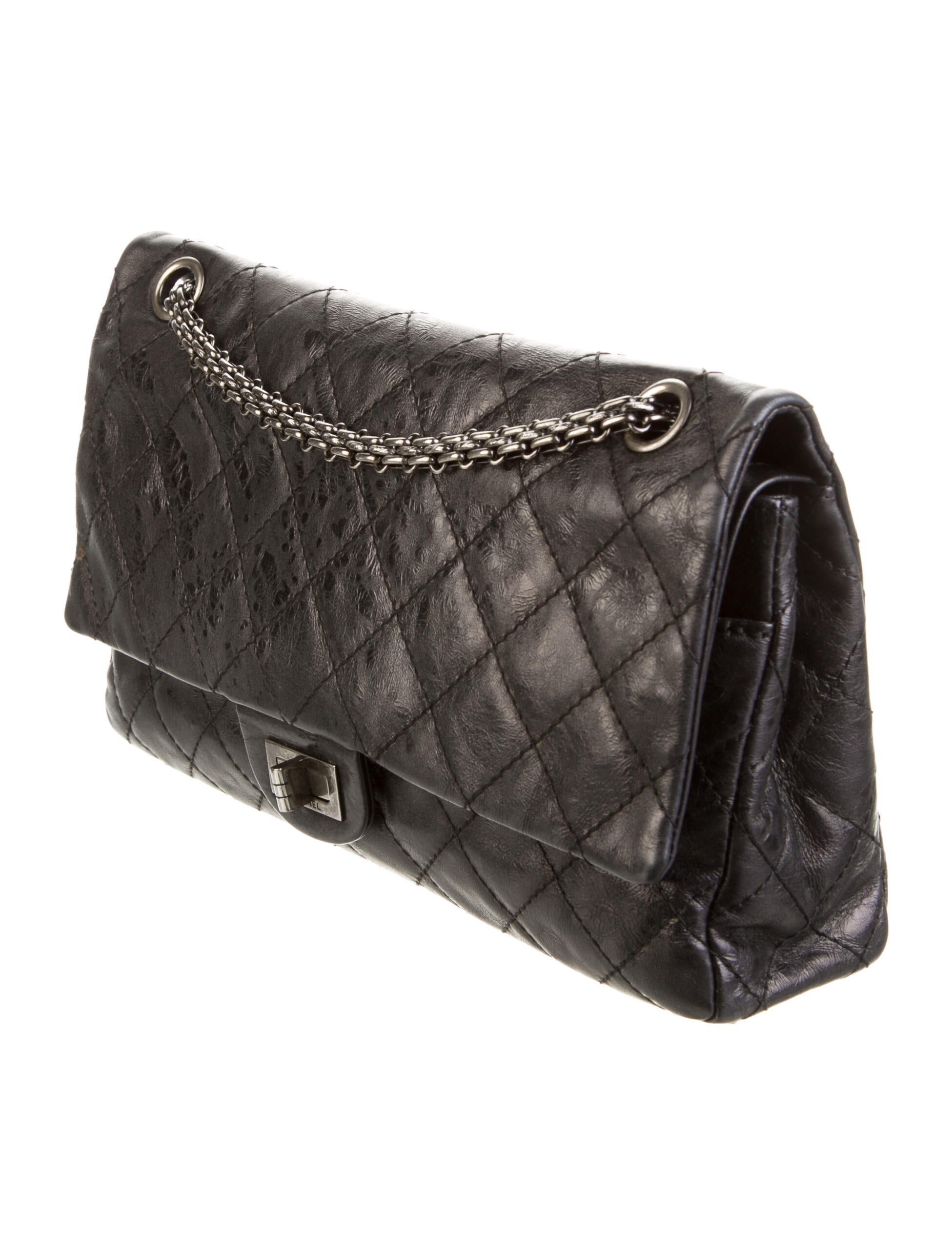Chanel Reissue 226 Double Flap Bag - Black Shoulder Bags, Handbags ...