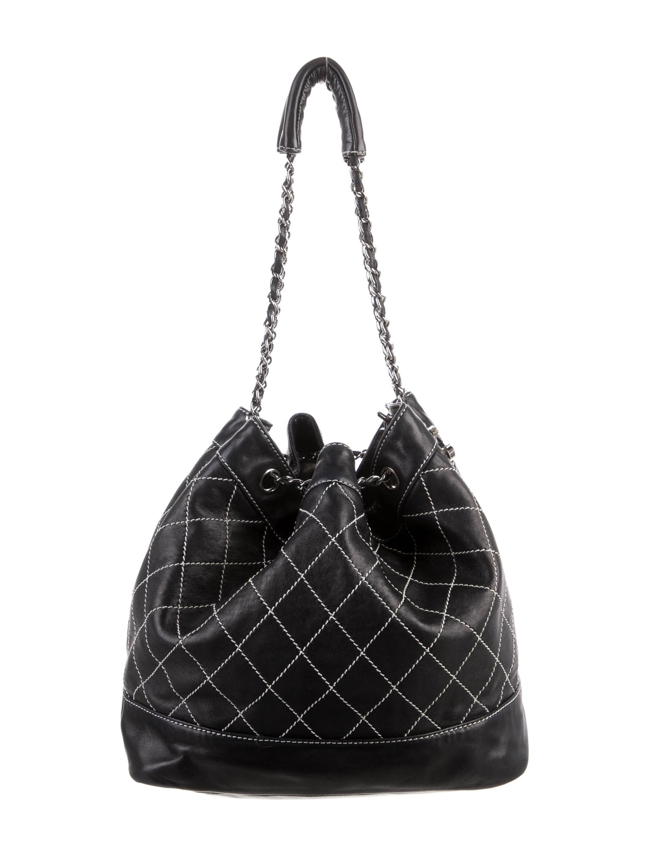 Chanel 2017 Small Gabrielle Bucket - Black Bucket Bags, Handbags ...