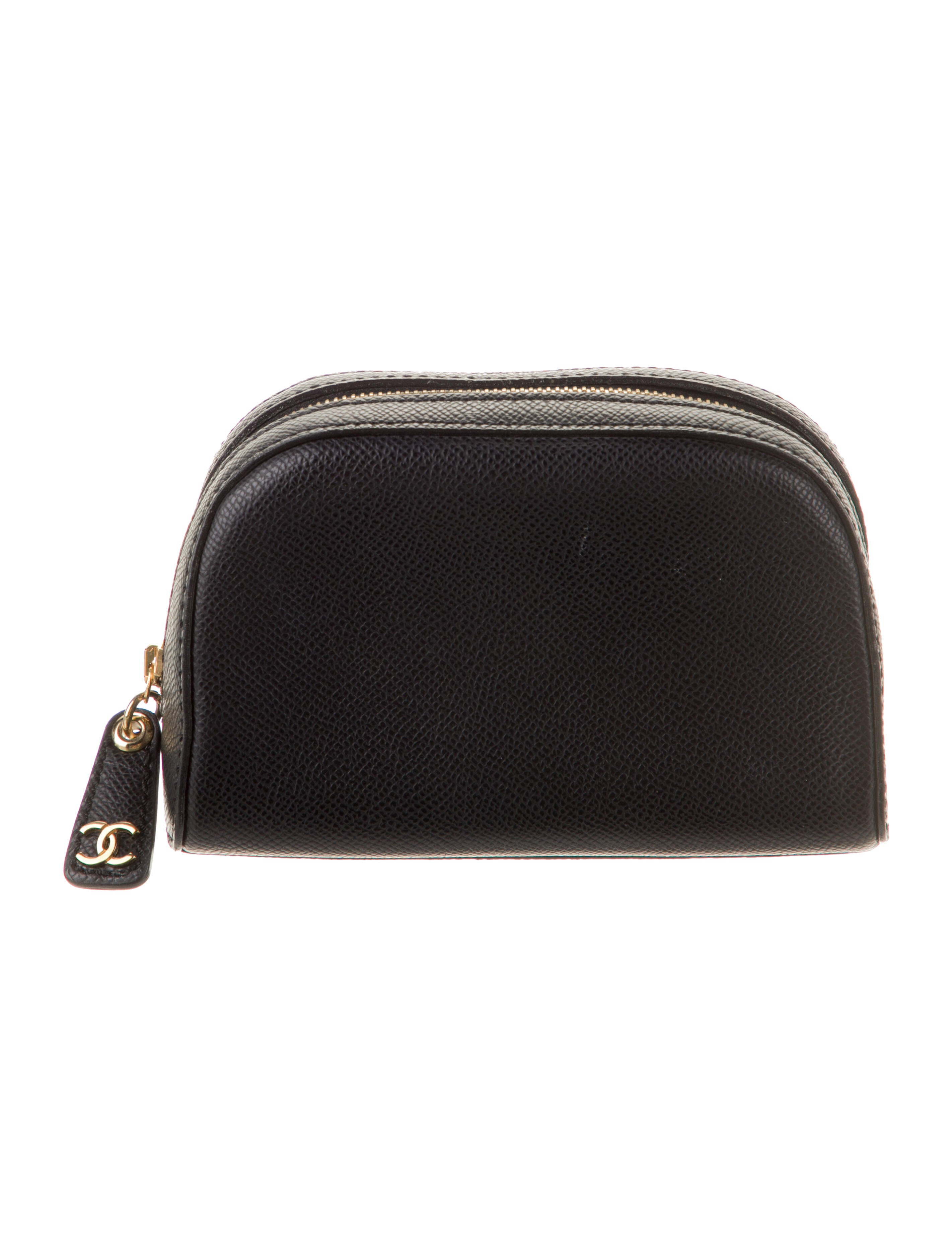 Chanel Quilted Flap Cosmetic Case - Black Cosmetic Bags, Accessories ...