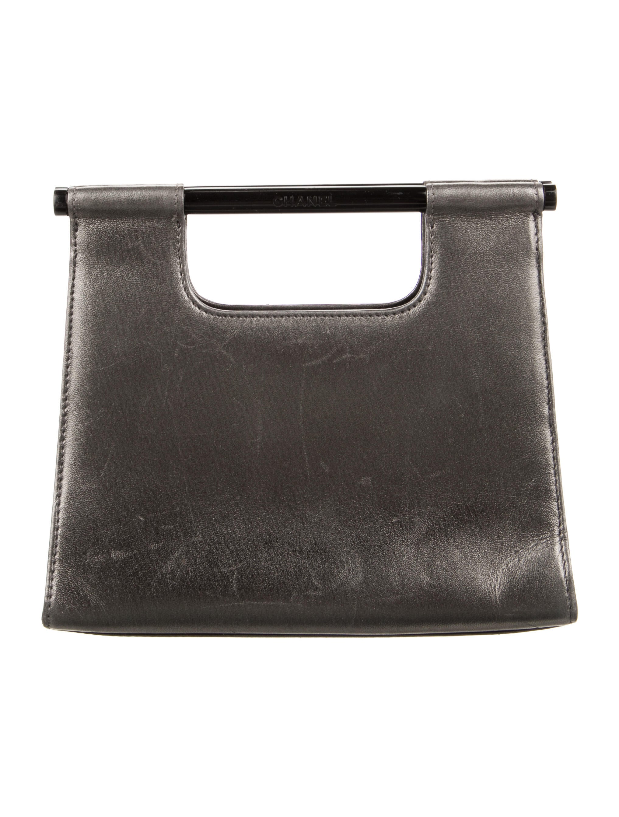 Chanel Vintage Metallic Structured Mini Handle Bag - Metallic Handle ...