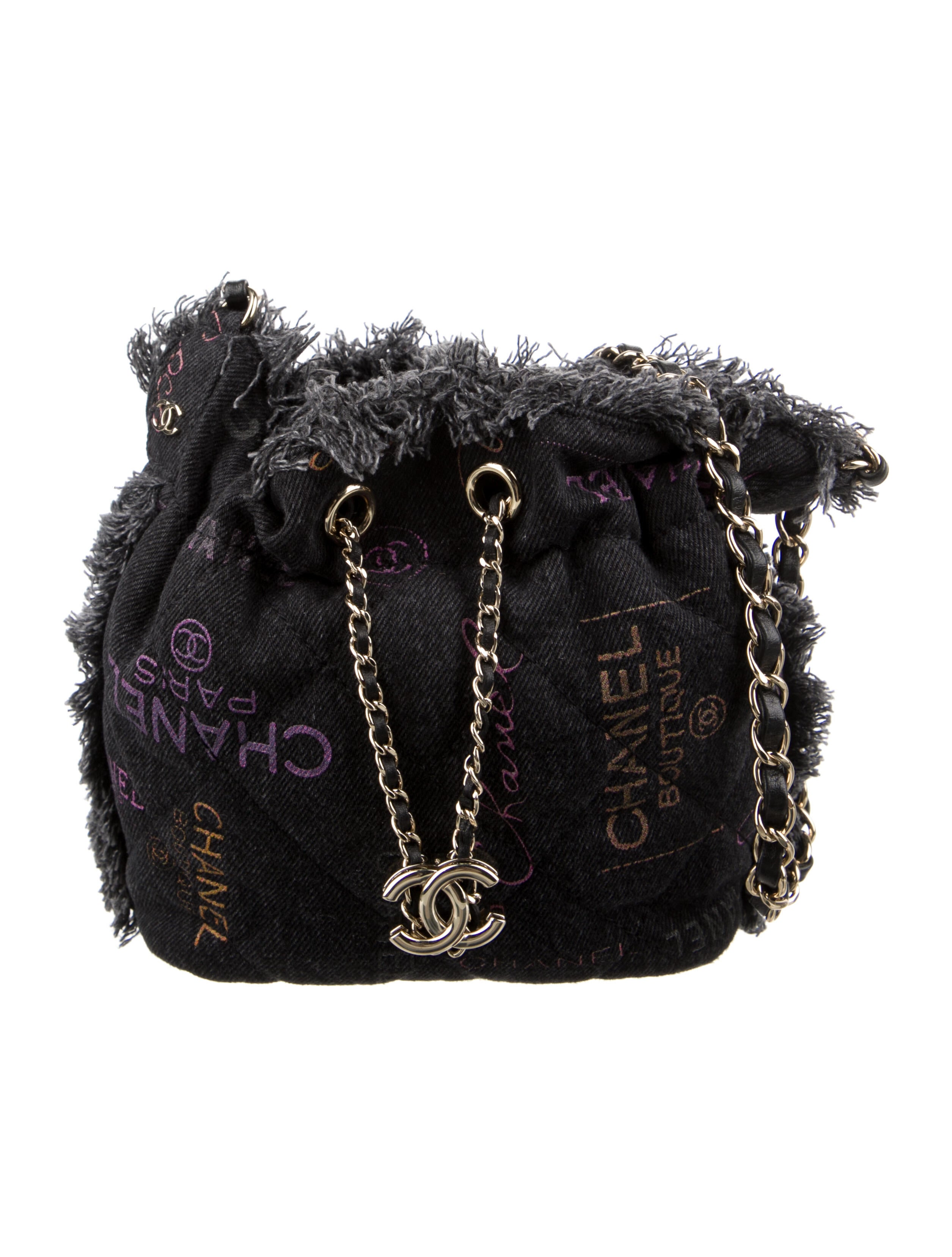 Chanel 2017 Small Gabrielle Bucket - Black Bucket Bags, Handbags ...