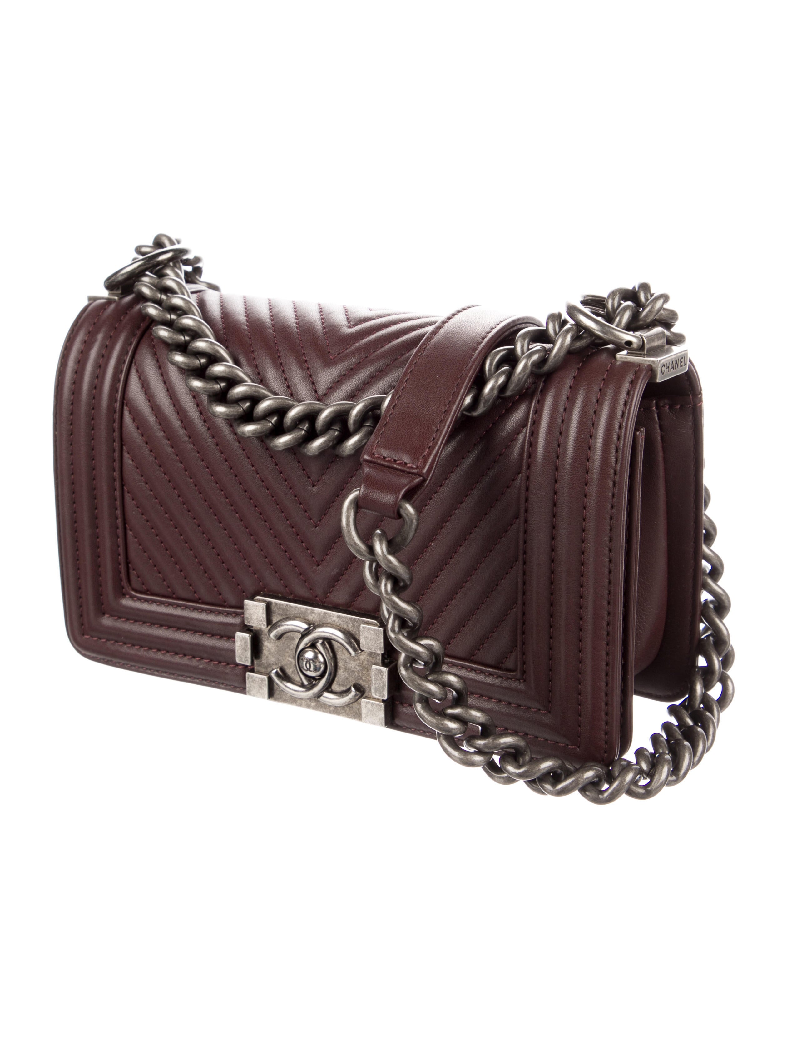 Chanel Soft Classic Medium Double Flap Bag - Burgundy Shoulder Bags ...