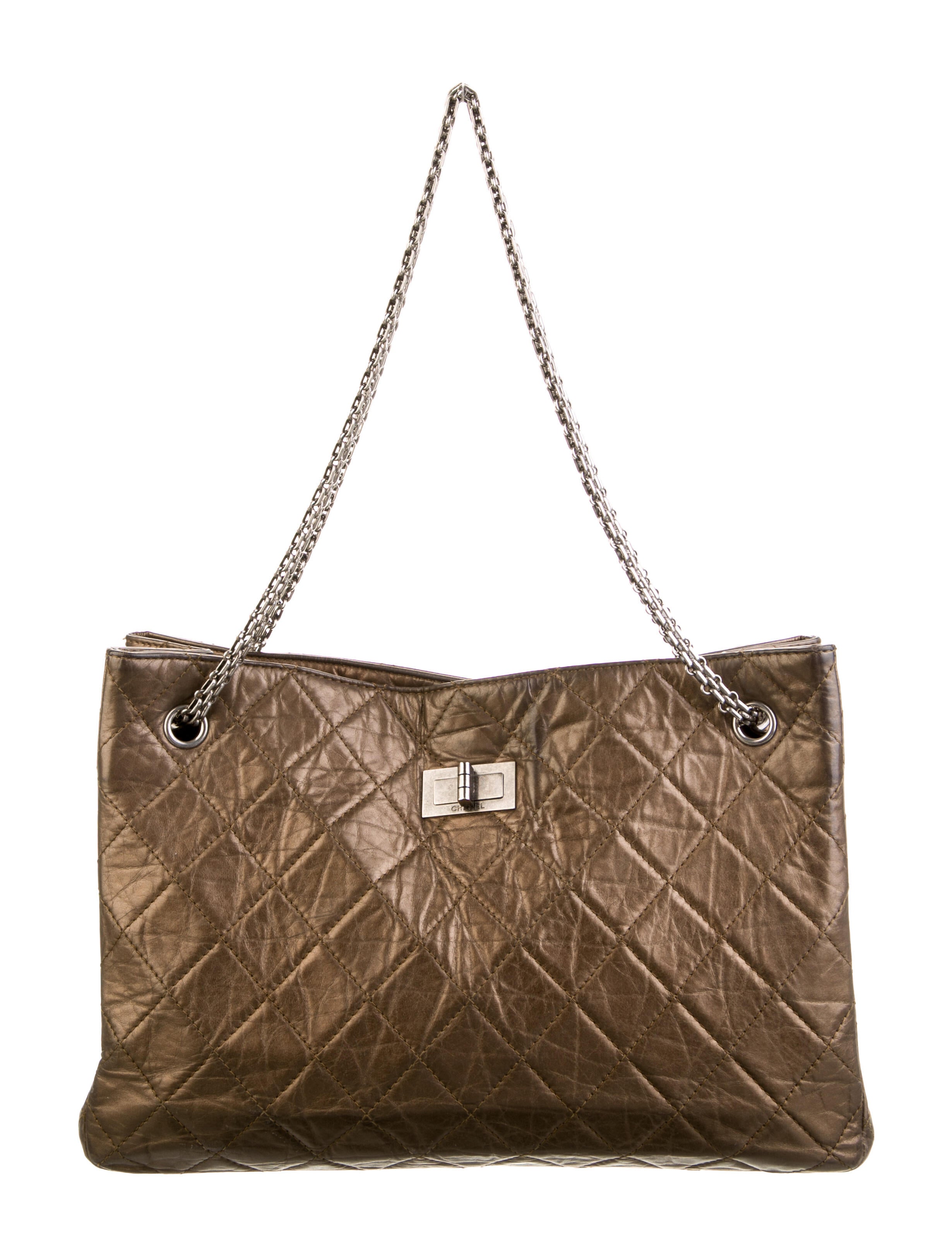 Chanel Quilted Reissue Tote - Brown Totes, Handbags - CHA841595 | The ...