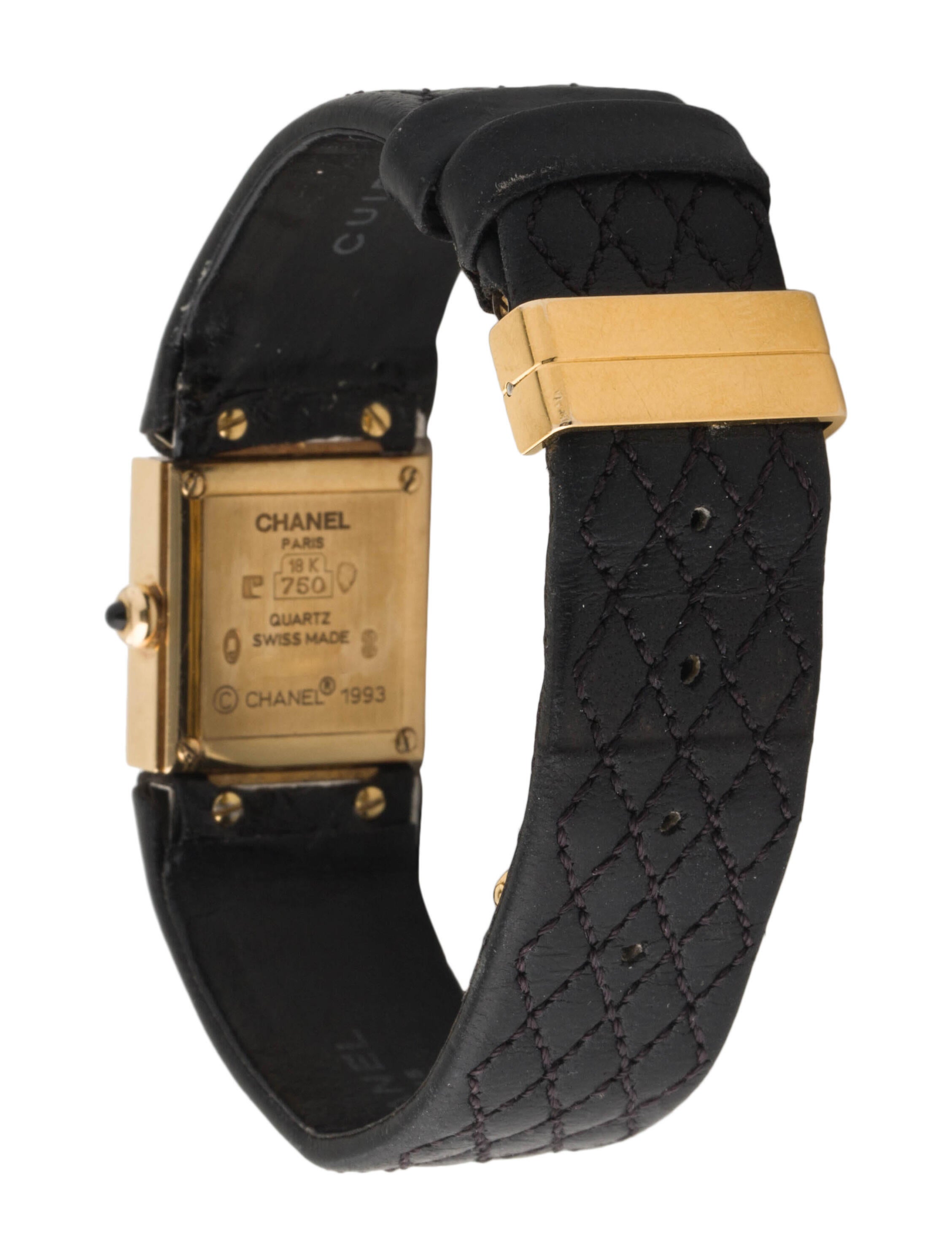 Chanel Matelassé Watch - H0110 | The RealReal