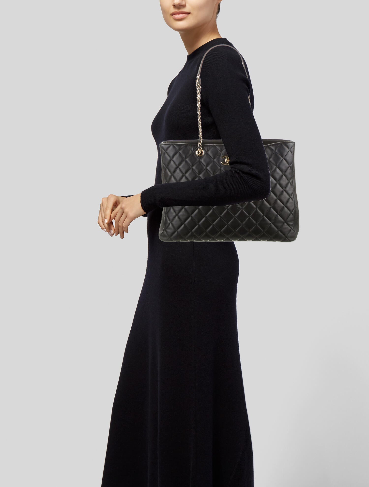 Chanel Classic Timeless Tote - Black Shoulder Bags, Handbags ...