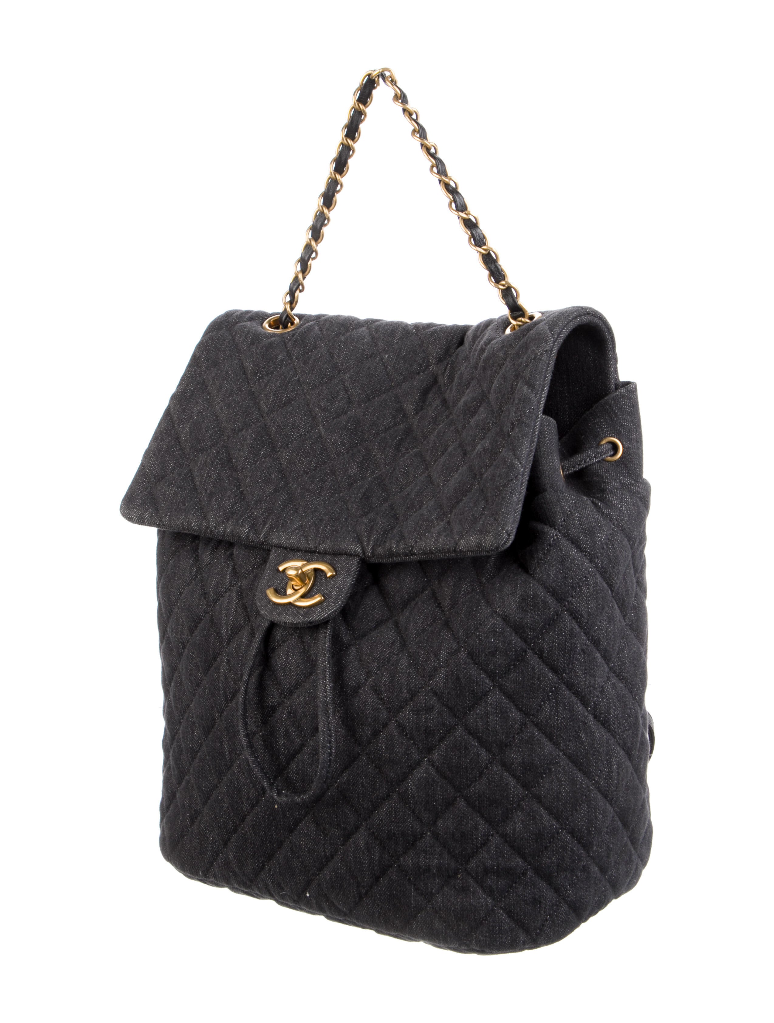 Chanel Vintage Quilted Lambskin Backpack - Black Backpacks, Handbags ...