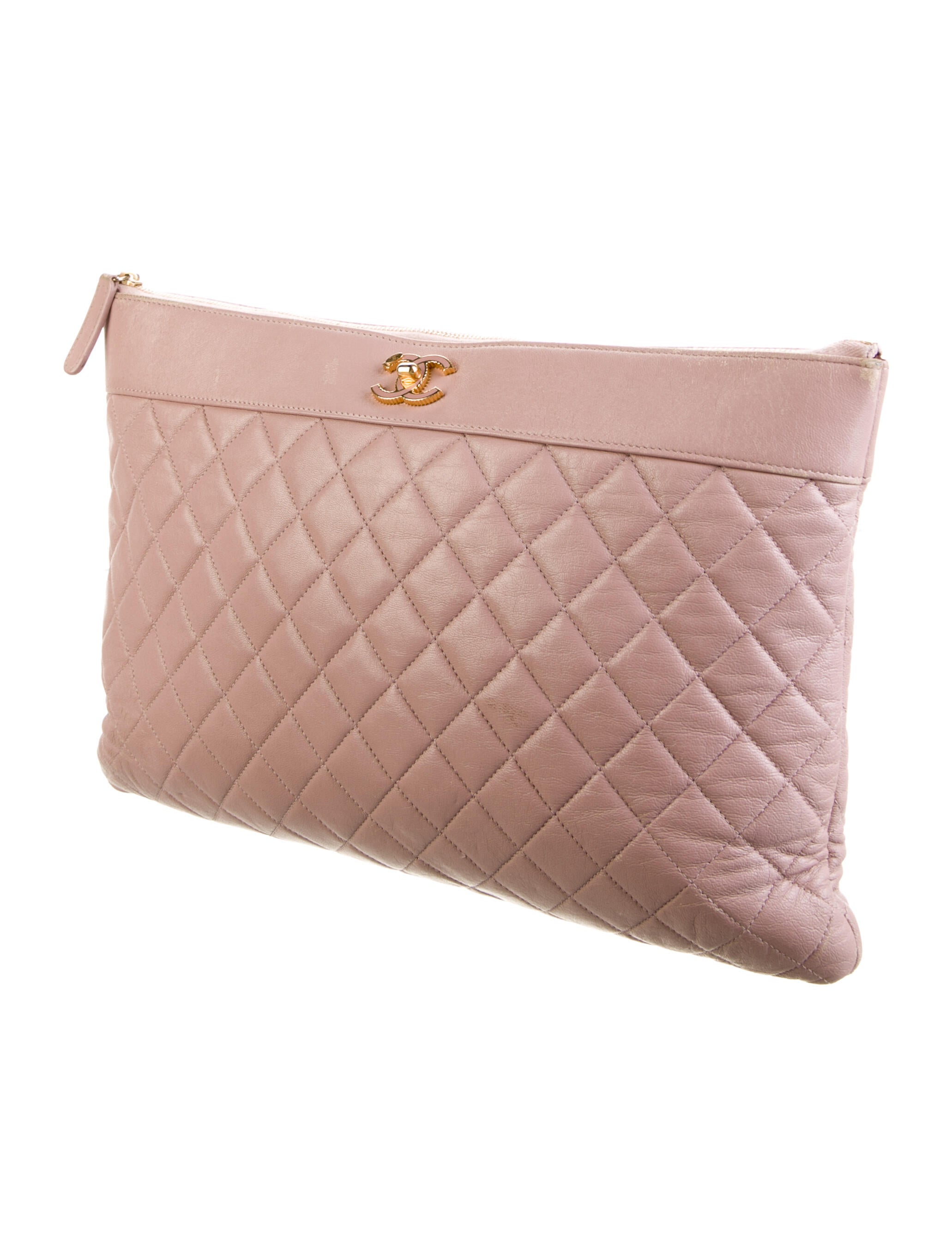 Chanel Large Colorblock O-Case w/ Tags - Blue Clutches, Handbags ...