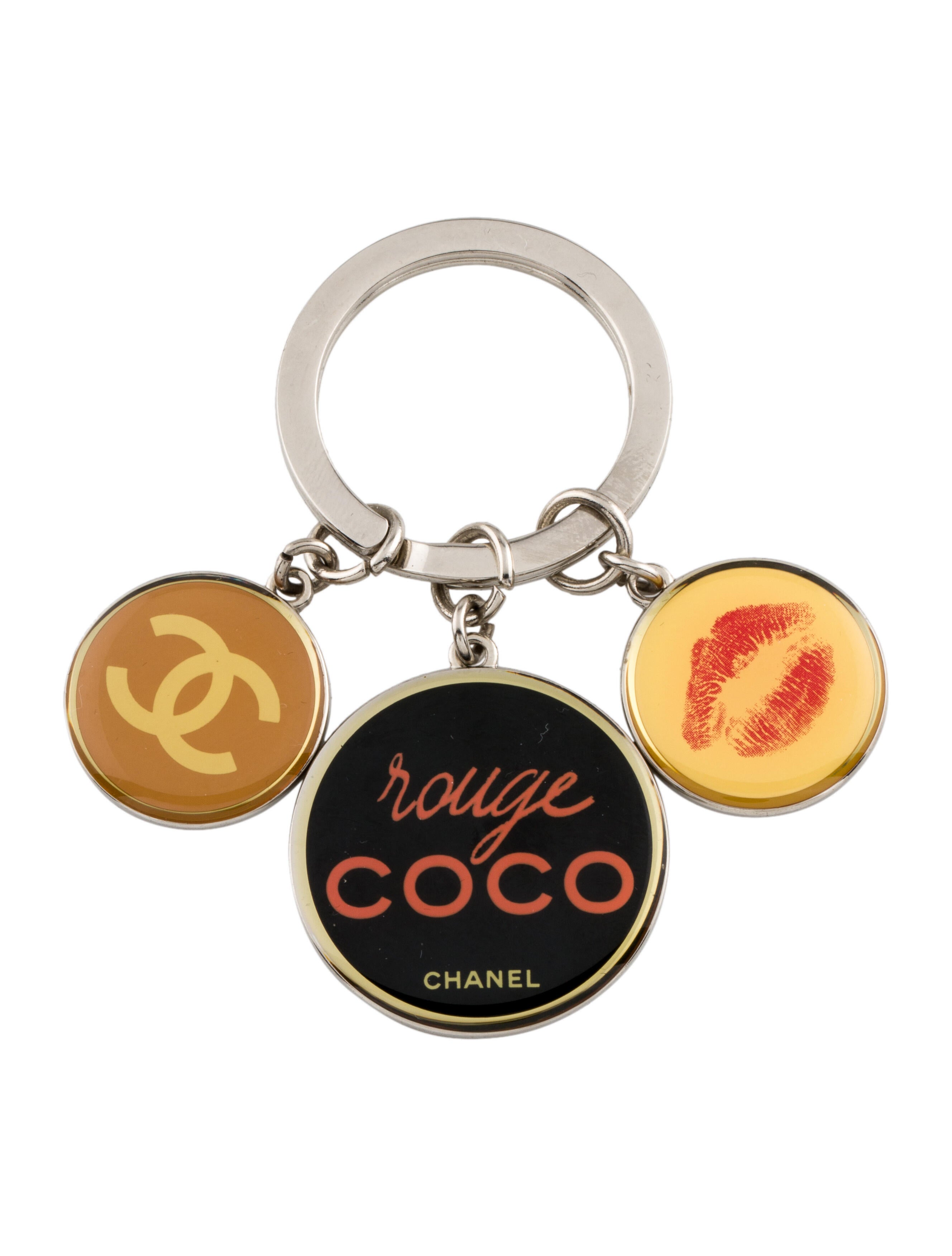 Chanel Chanel Rouge Coco Keychain - Black Keychains, Accessories ...