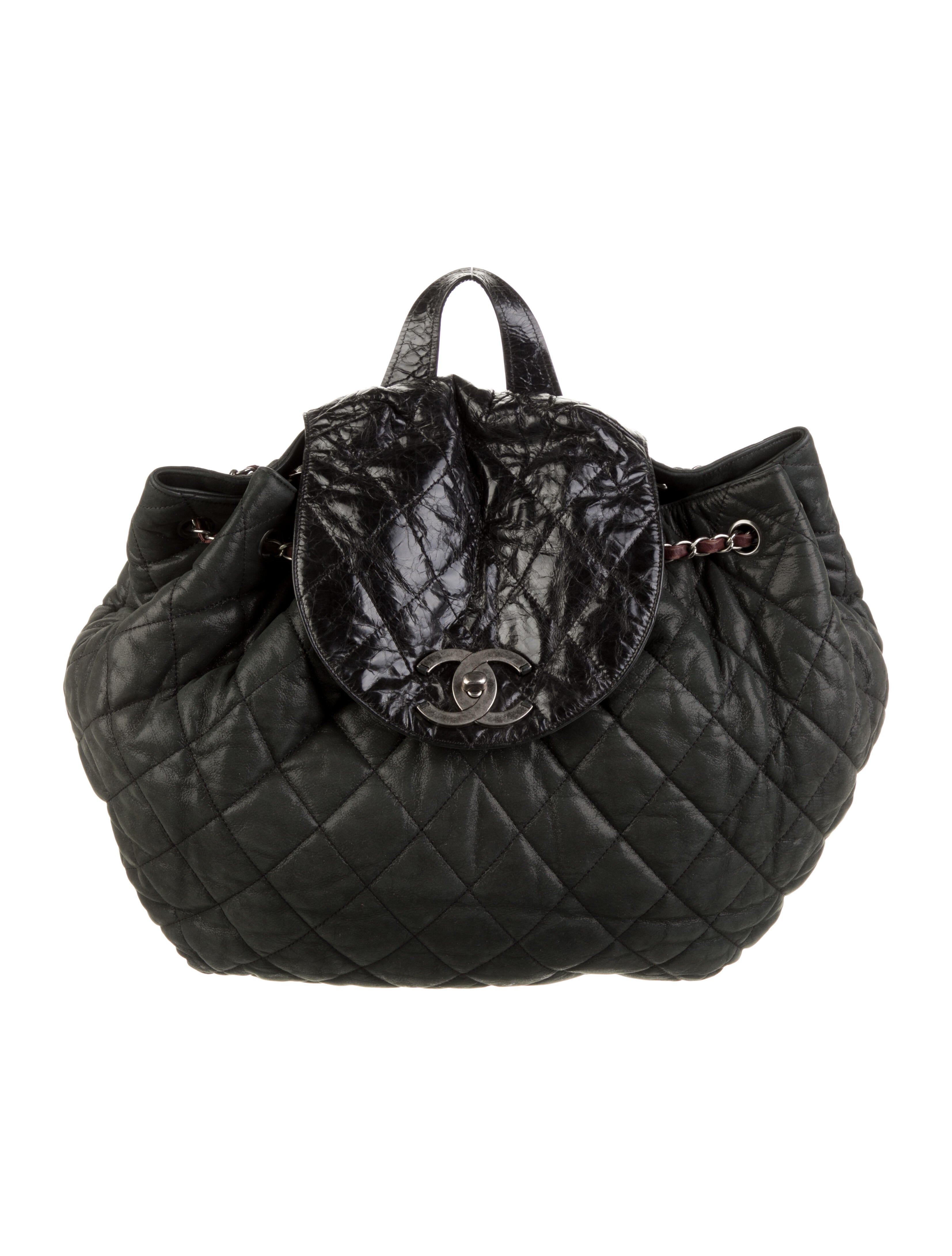 Chanel Vintage Quilted Lambskin Backpack - Black Backpacks, Handbags ...