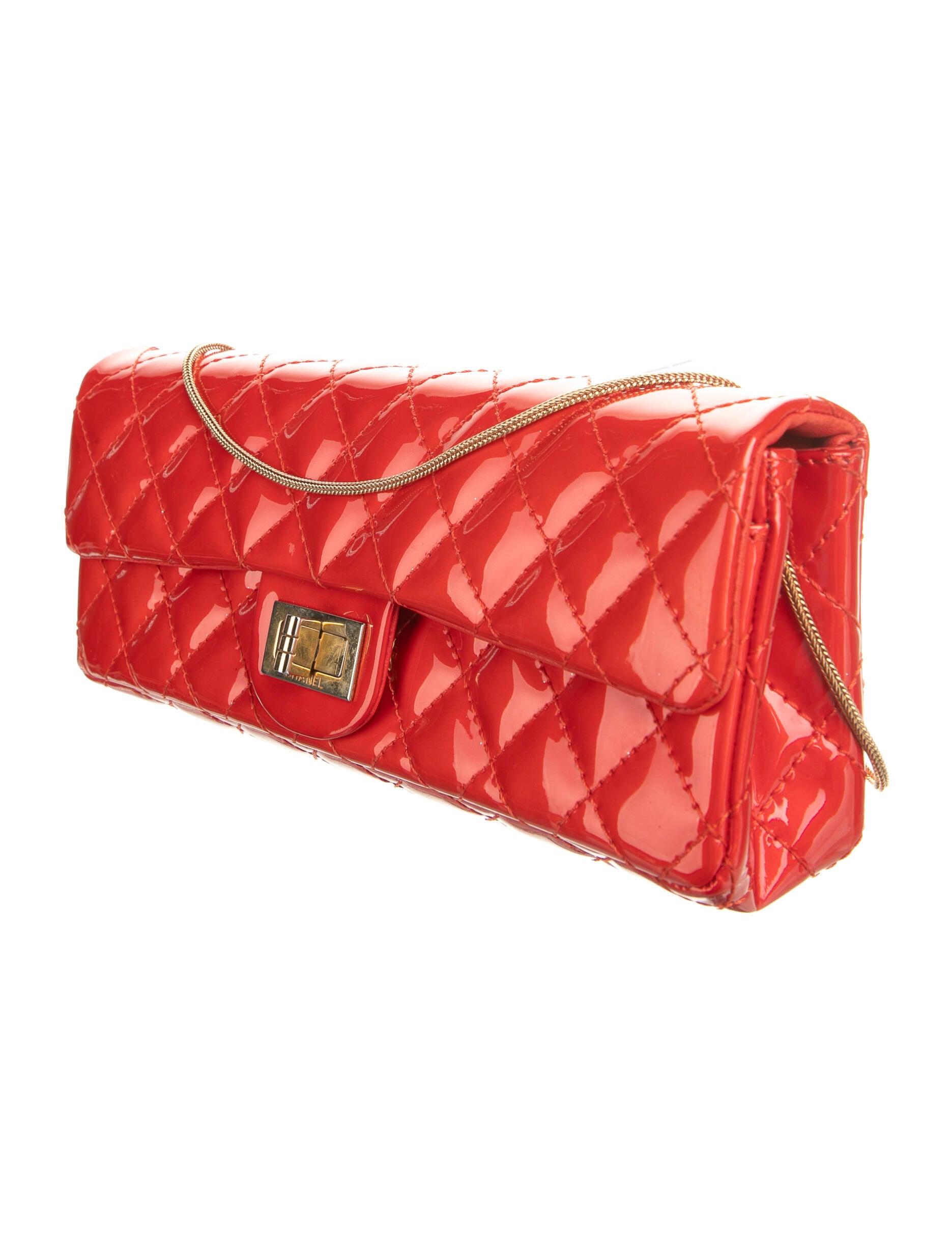 Chanel Jersey Mini Flap Shoulder Bag - Red Shoulder Bags, Handbags ...