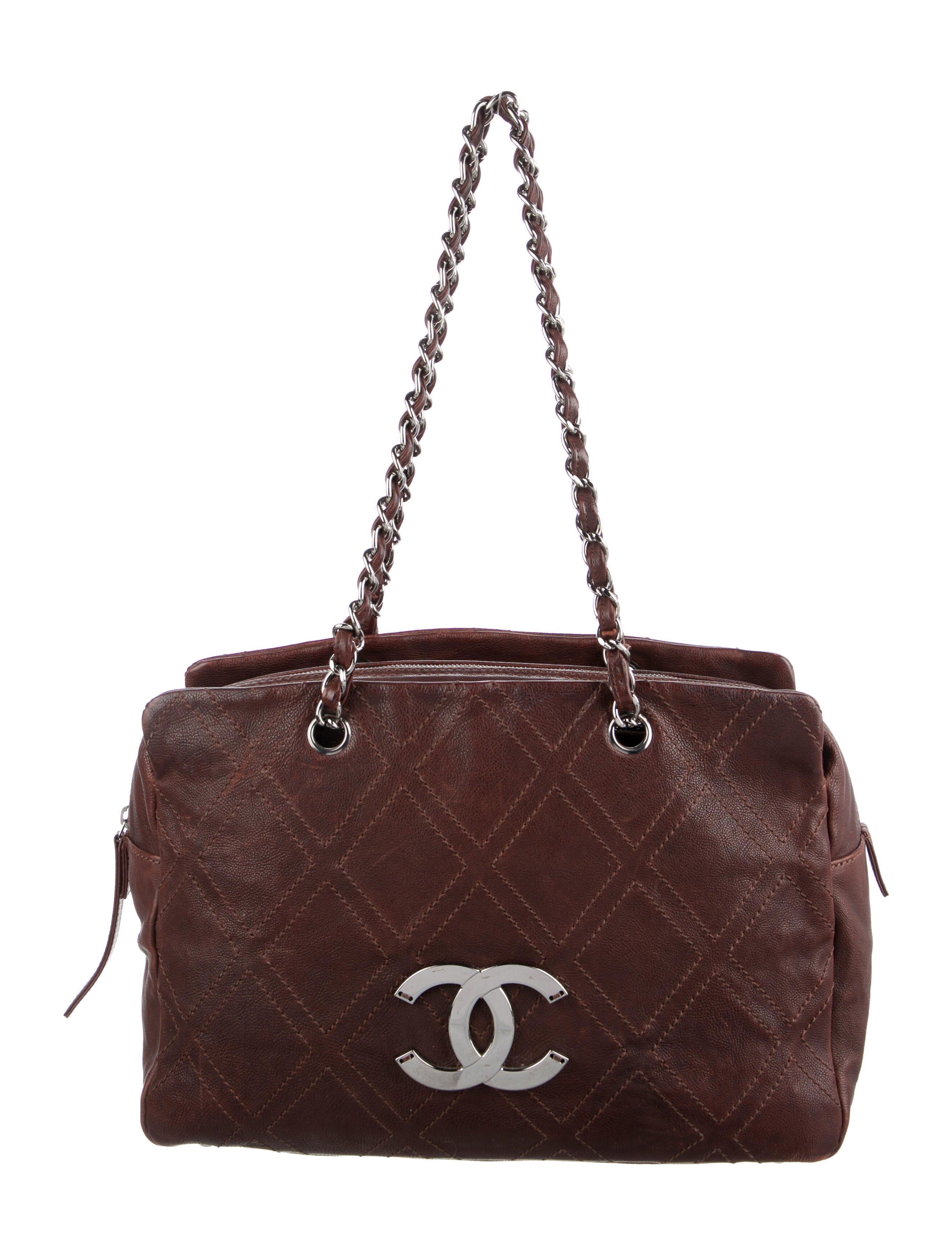 Chanel Soft Elegance Medium Tote - Burgundy Totes, Handbags - CHA185513 ...