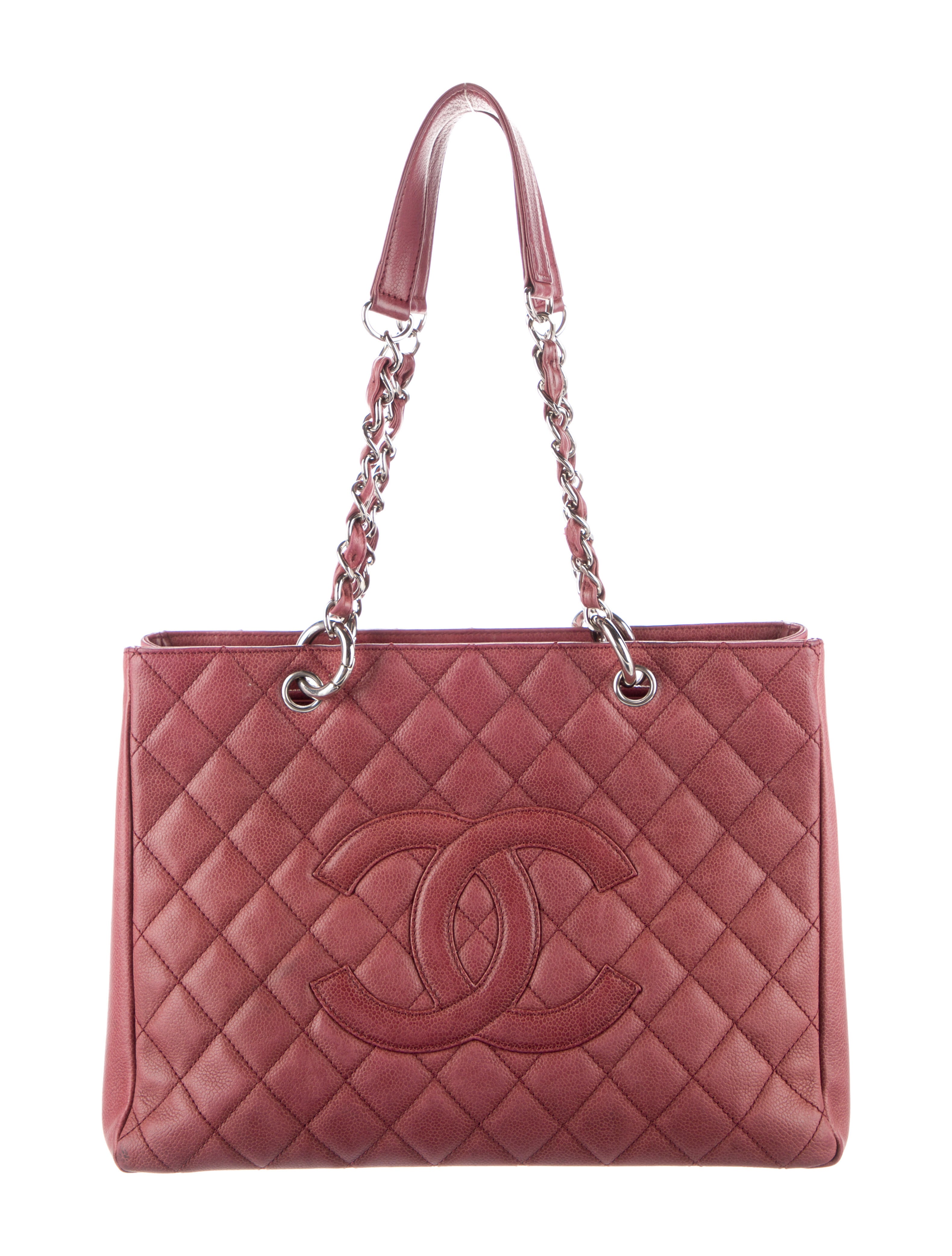 Chanel Soft Elegance Medium Tote - Burgundy Totes, Handbags - CHA185513 ...
