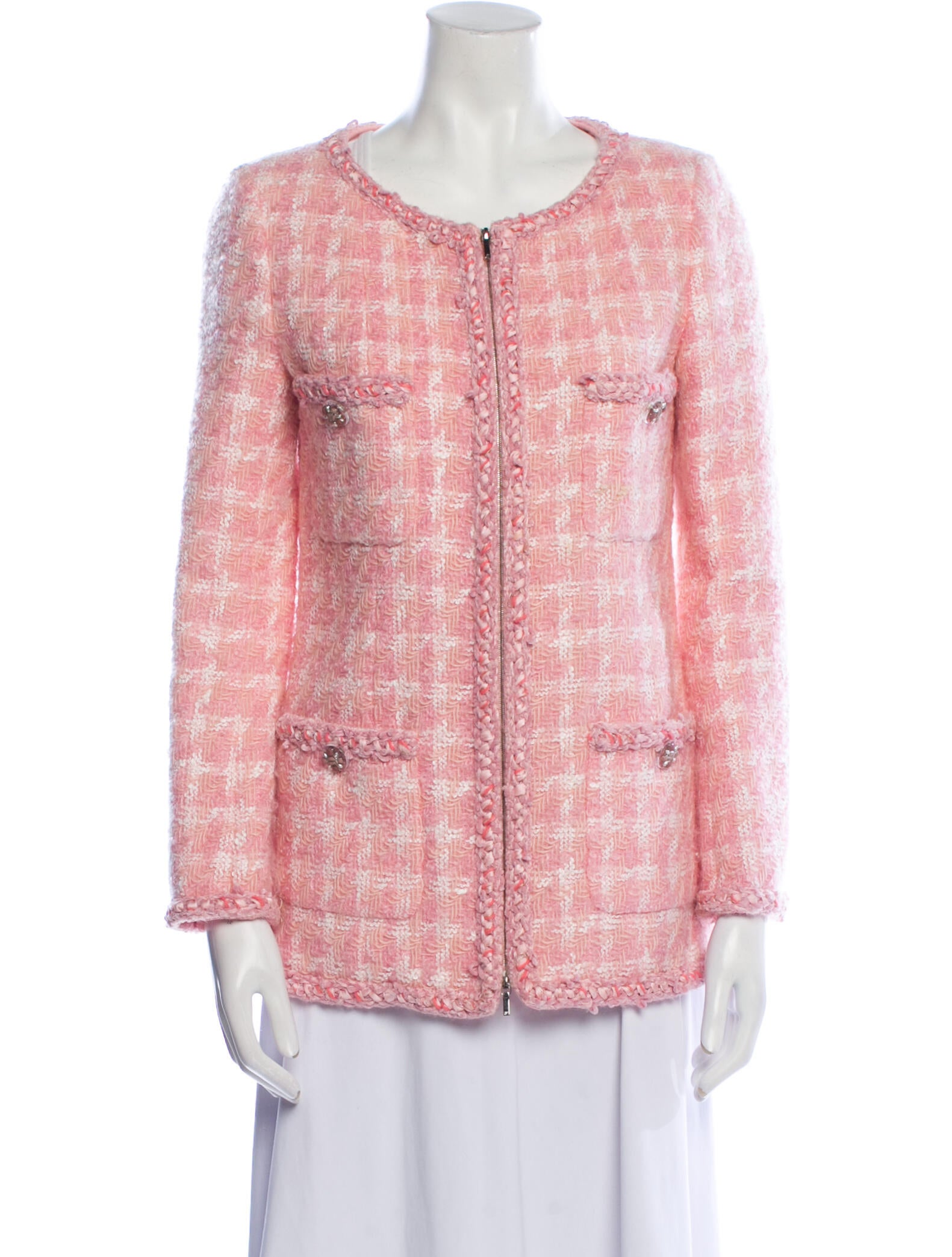 Chanel 2022 Tweed Pattern Bolero - Blue Jackets, Clothing - CHA881409 ...