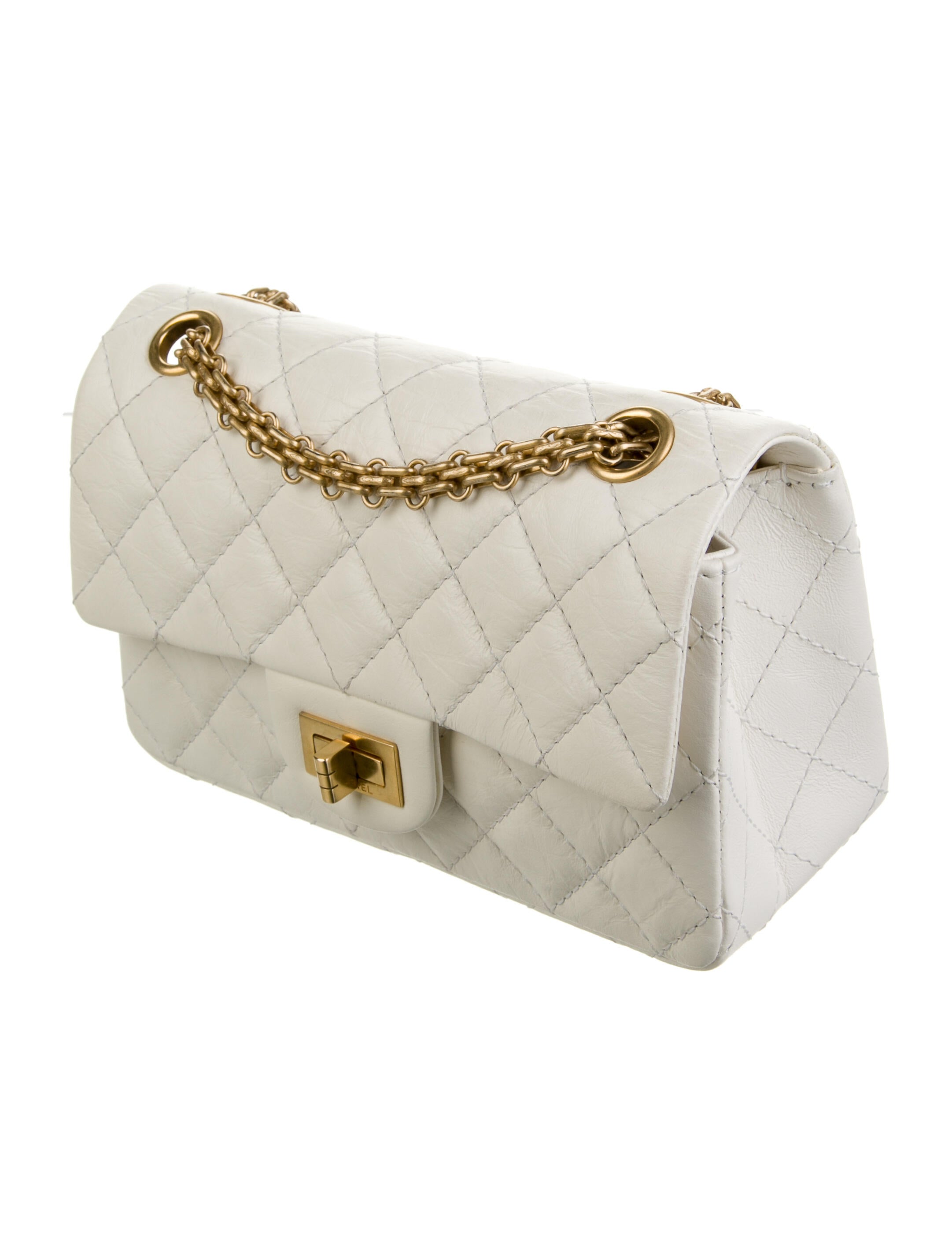 Chanel Medium Classic Double Flap Bag - White Shoulder Bags, Handbags ...