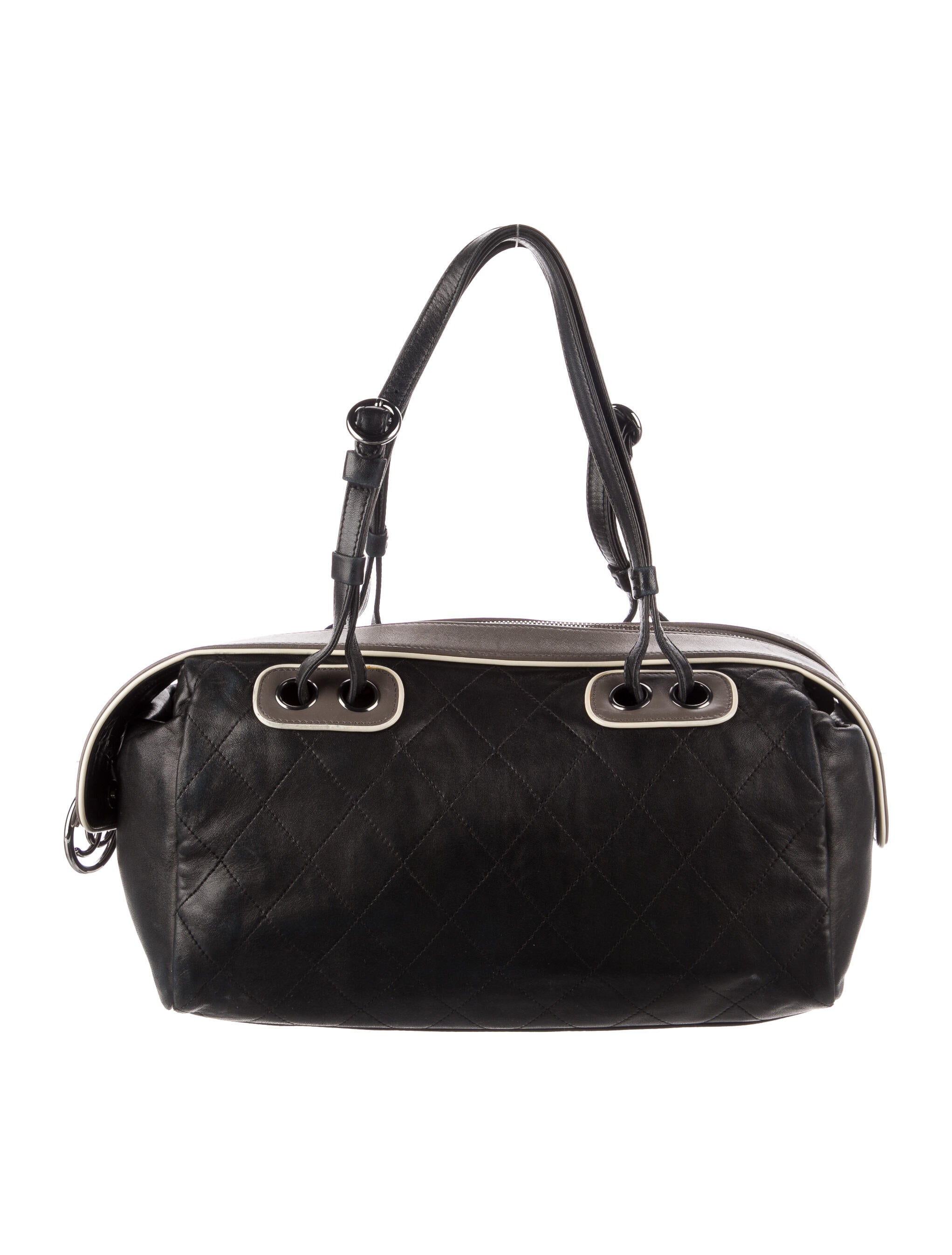 Chanel Caviar Timeless Bowler Bag - Black Handle Bags, Handbags ...