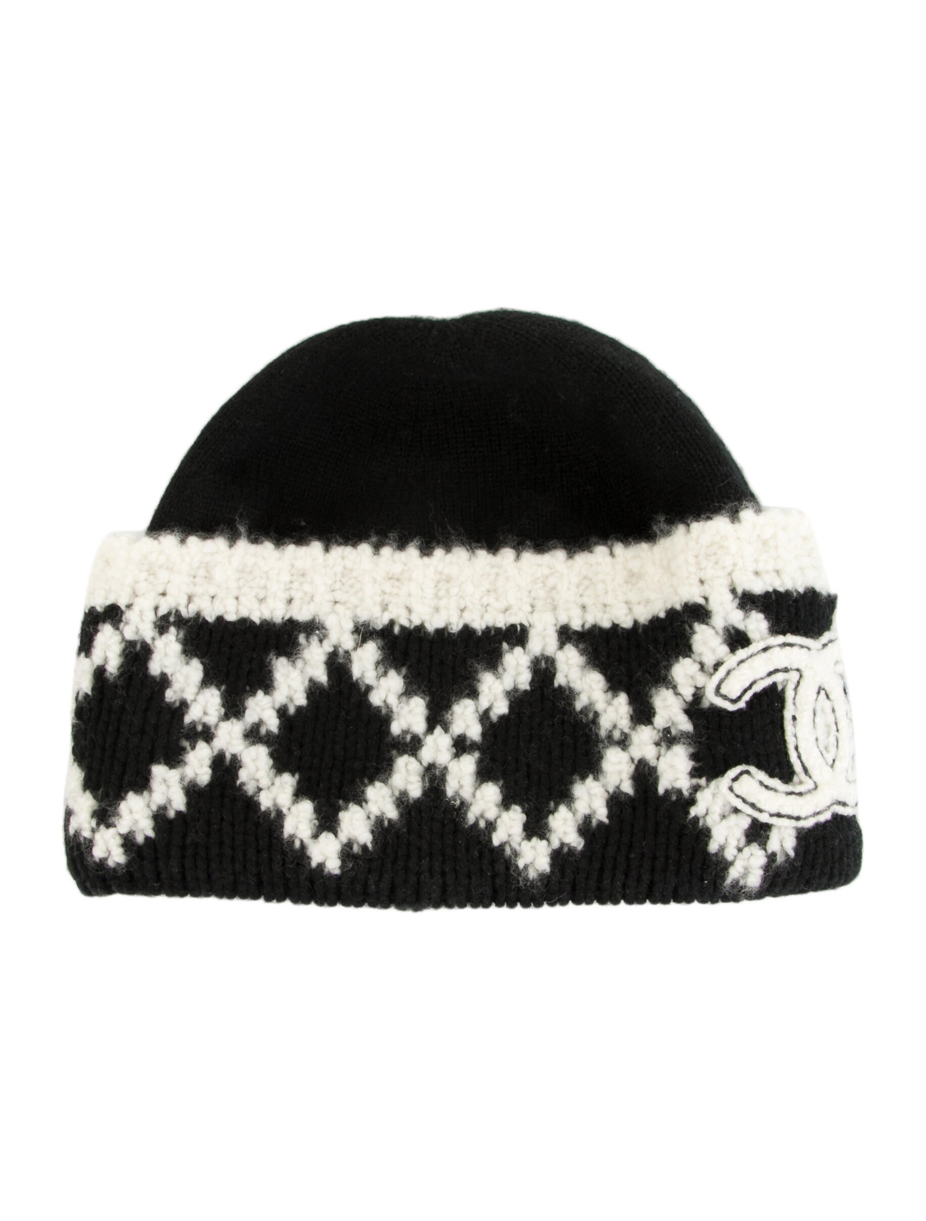 Chanel Cashmere Beret - Black Hats, Accessories - CHA35179 | The RealReal