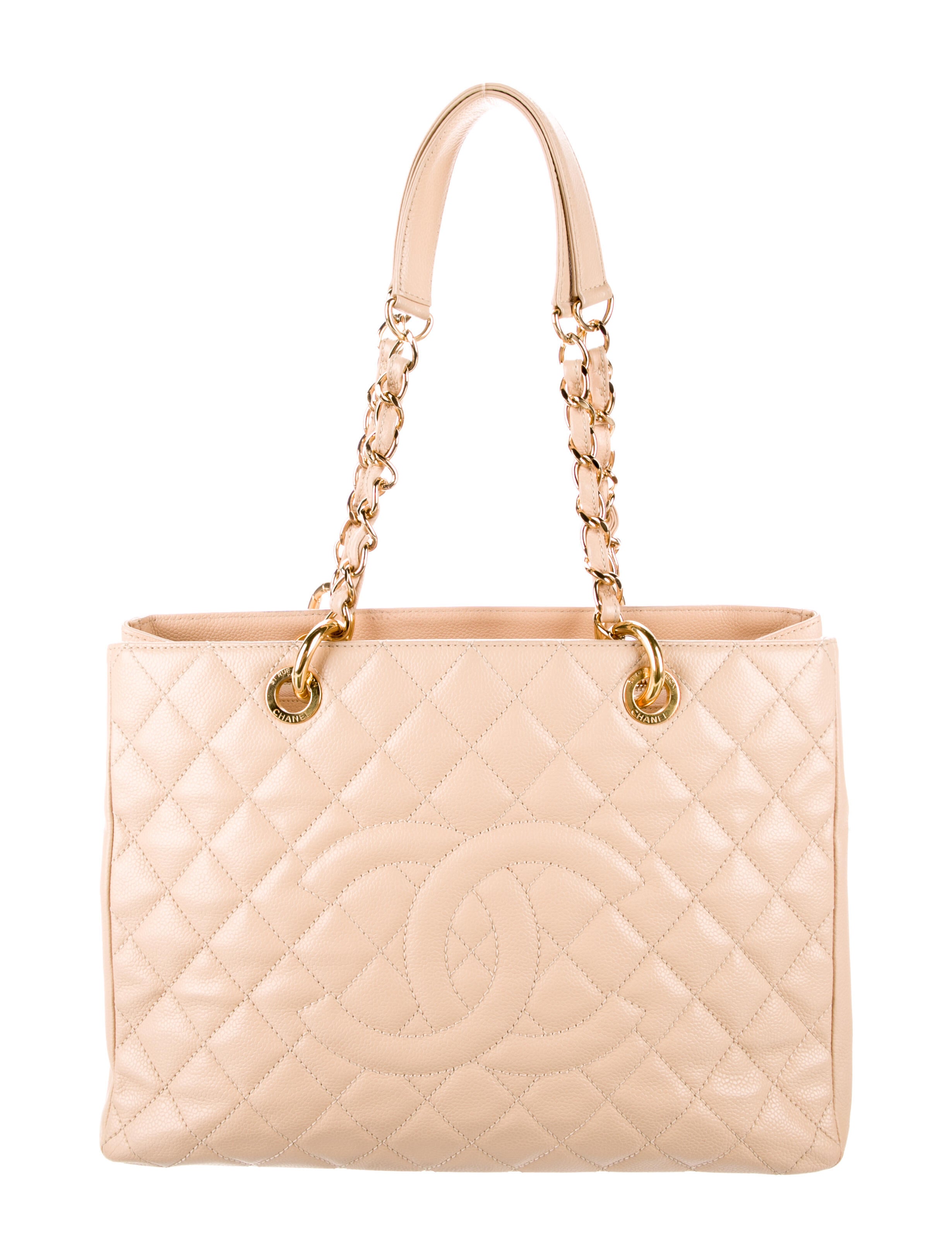 Chanel Quilted Ombré Shopper Tote - Neutrals Totes, Handbags ...