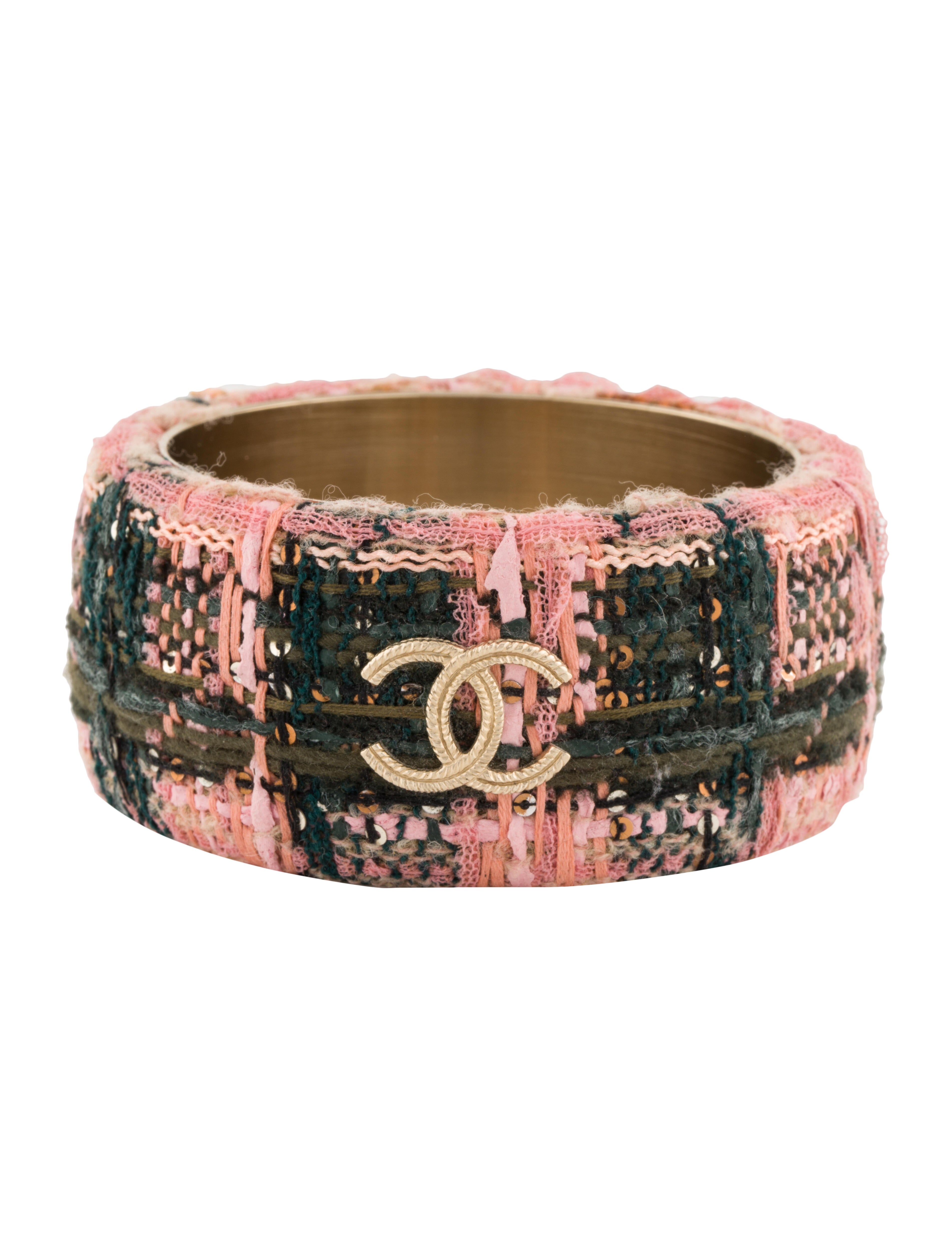 Chanel Vintage Hinged Bangle - Gold-Plated Bangle, Bracelets ...