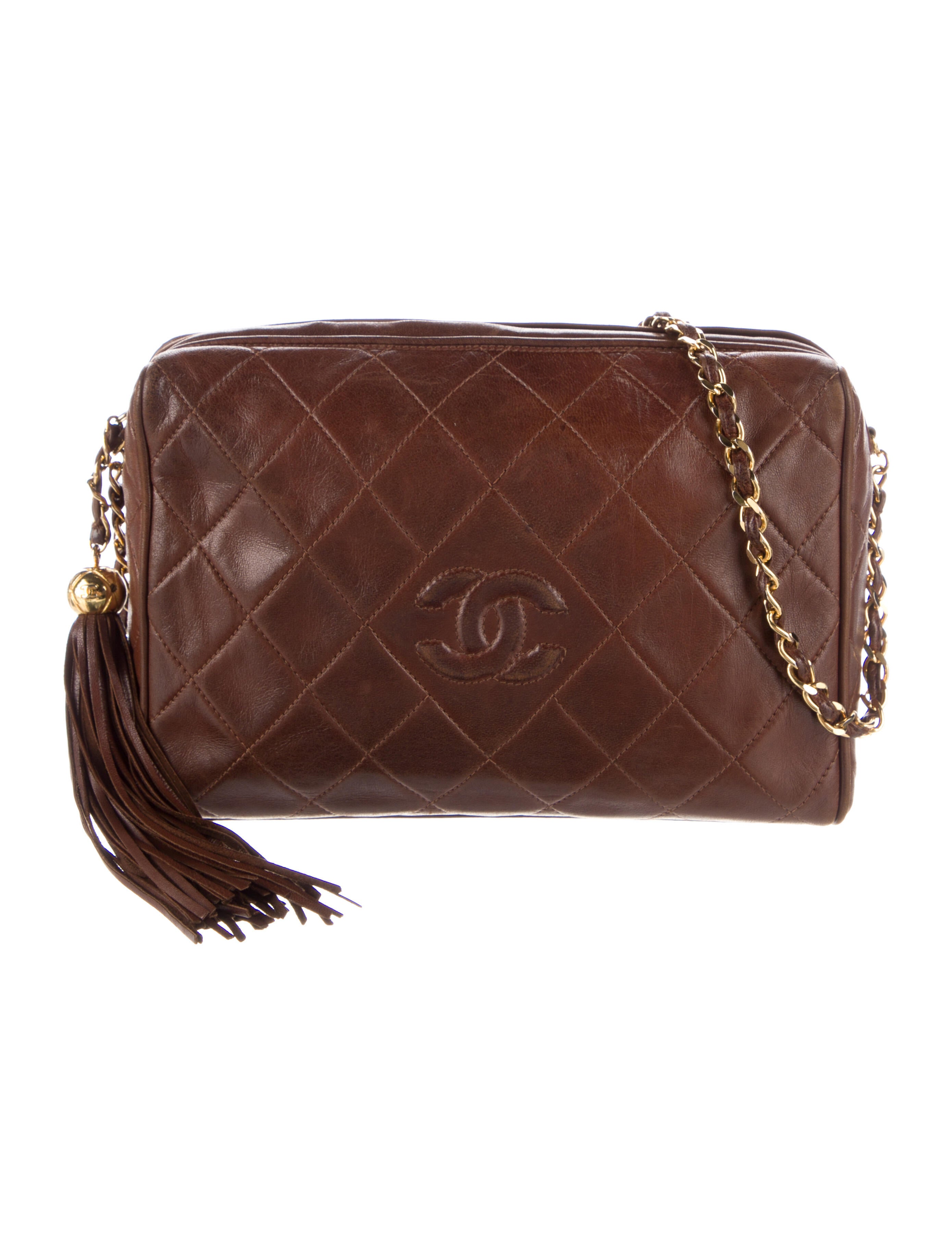 Chanel Mini Chain-Around Messenger Bag - Brown Crossbody Bags, Handbags ...