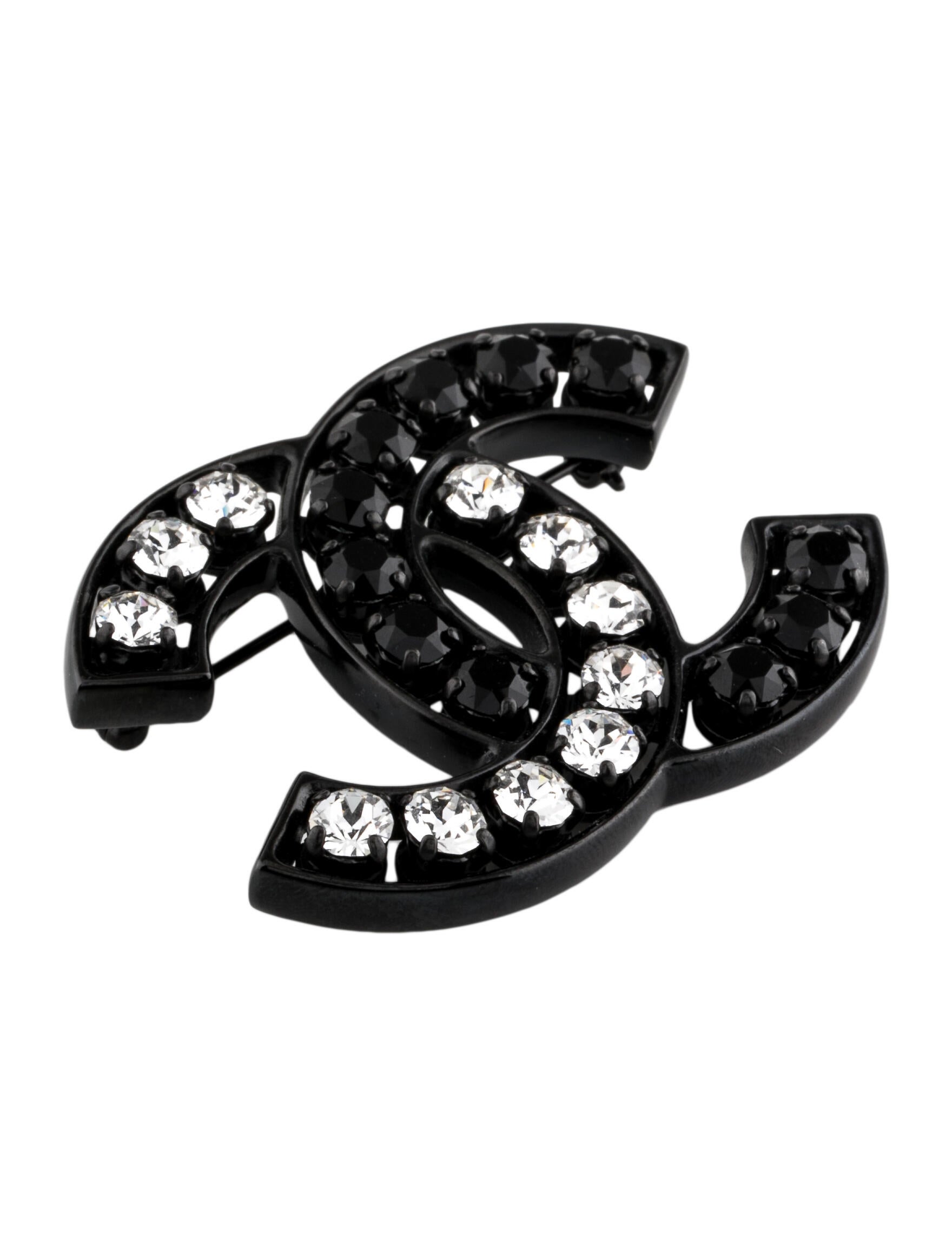 Chanel Resin Quilted CC Brooch Pin - Gold-Plated Pin, Brooches | The ...