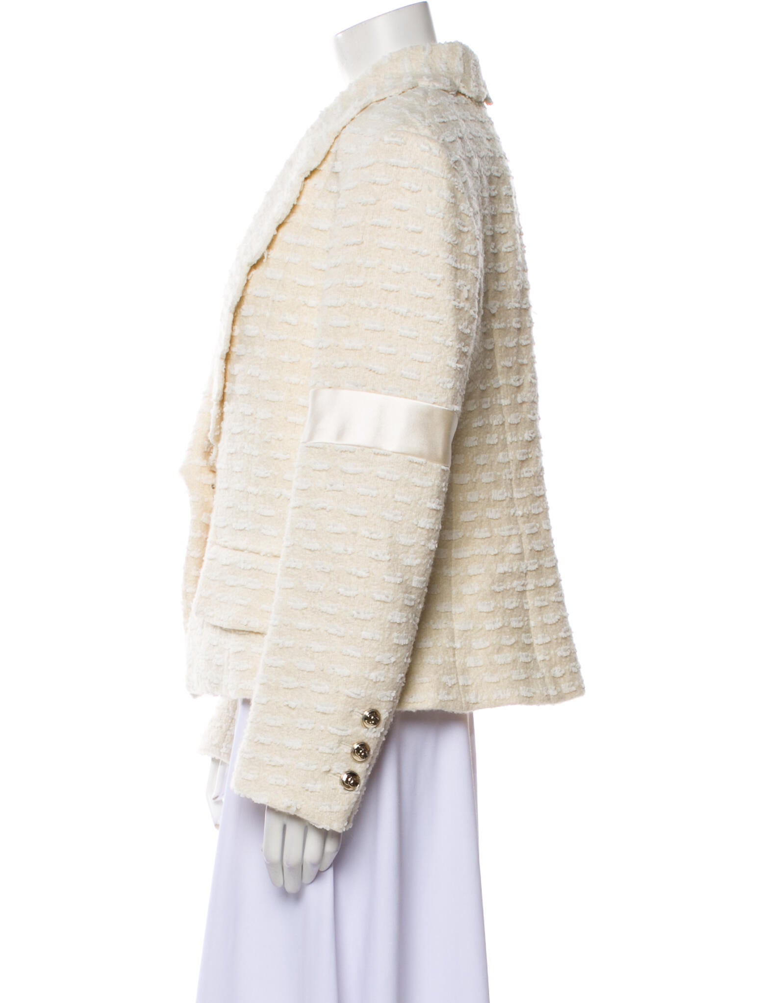 Chanel 2017 Tweed Pattern Evening Jacket - Neutrals Jackets, Clothing ...