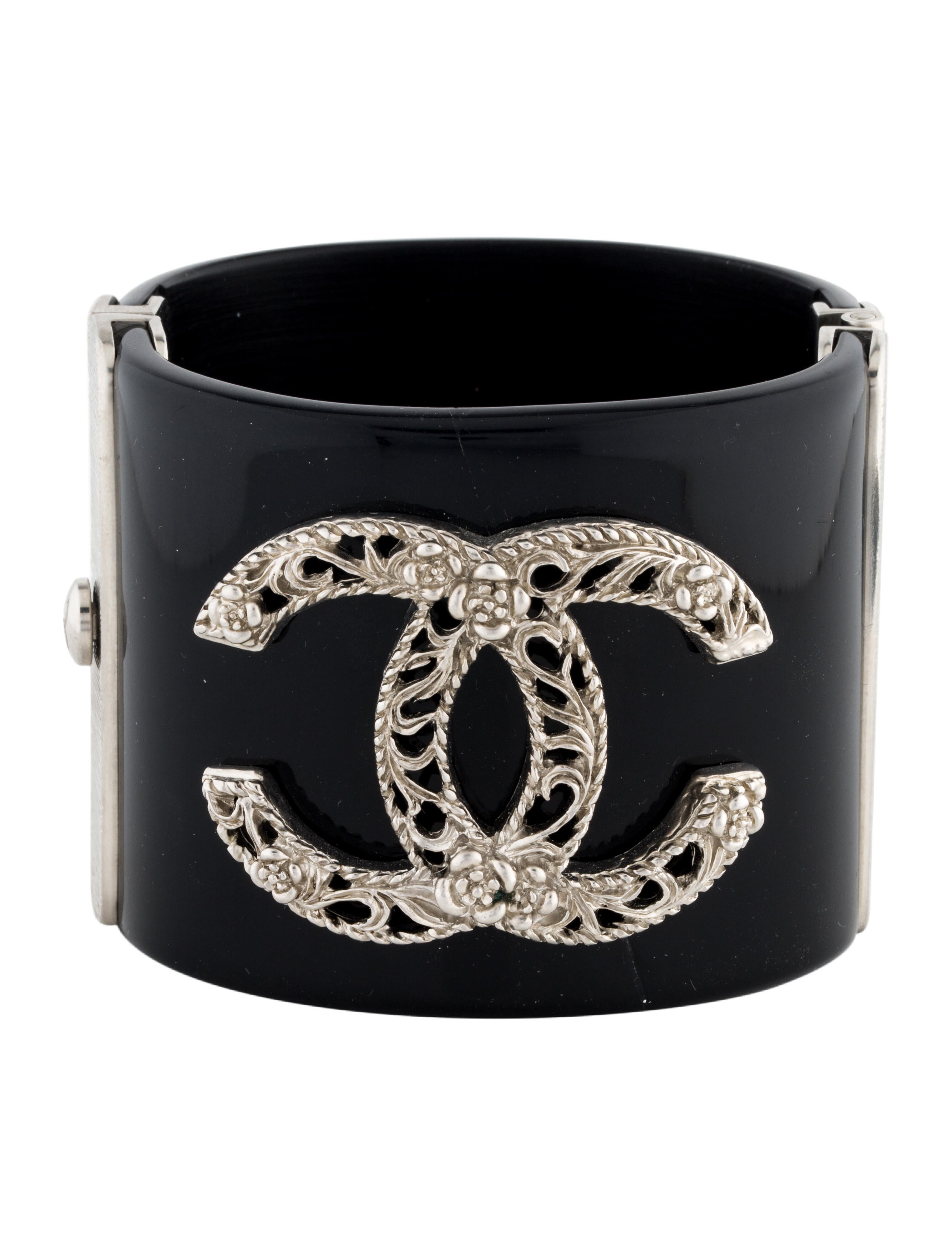Chanel Vintage Hinged Bangle - Gold-Plated Bangle, Bracelets ...
