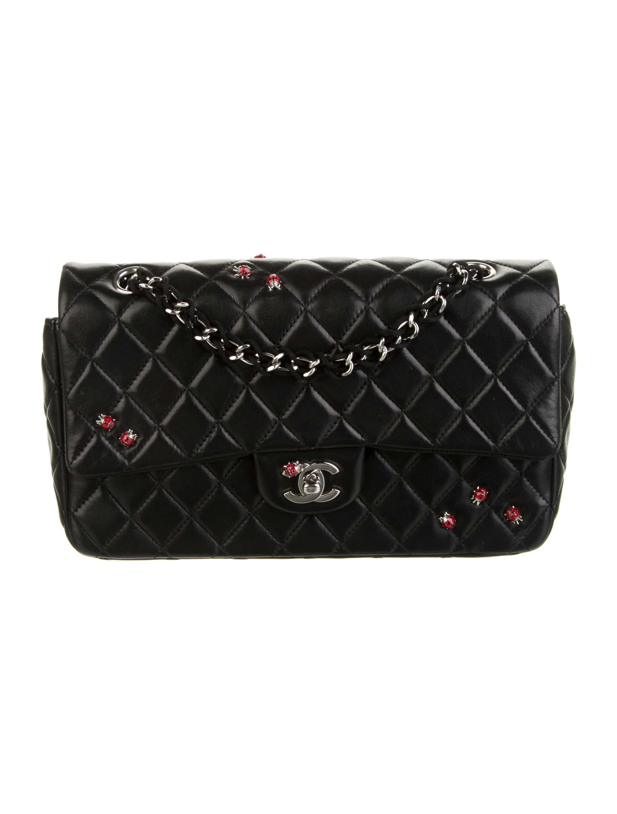 Chanel Ladybug Medium Single Flap Bag - Black Shoulder Bags, Handbags ...