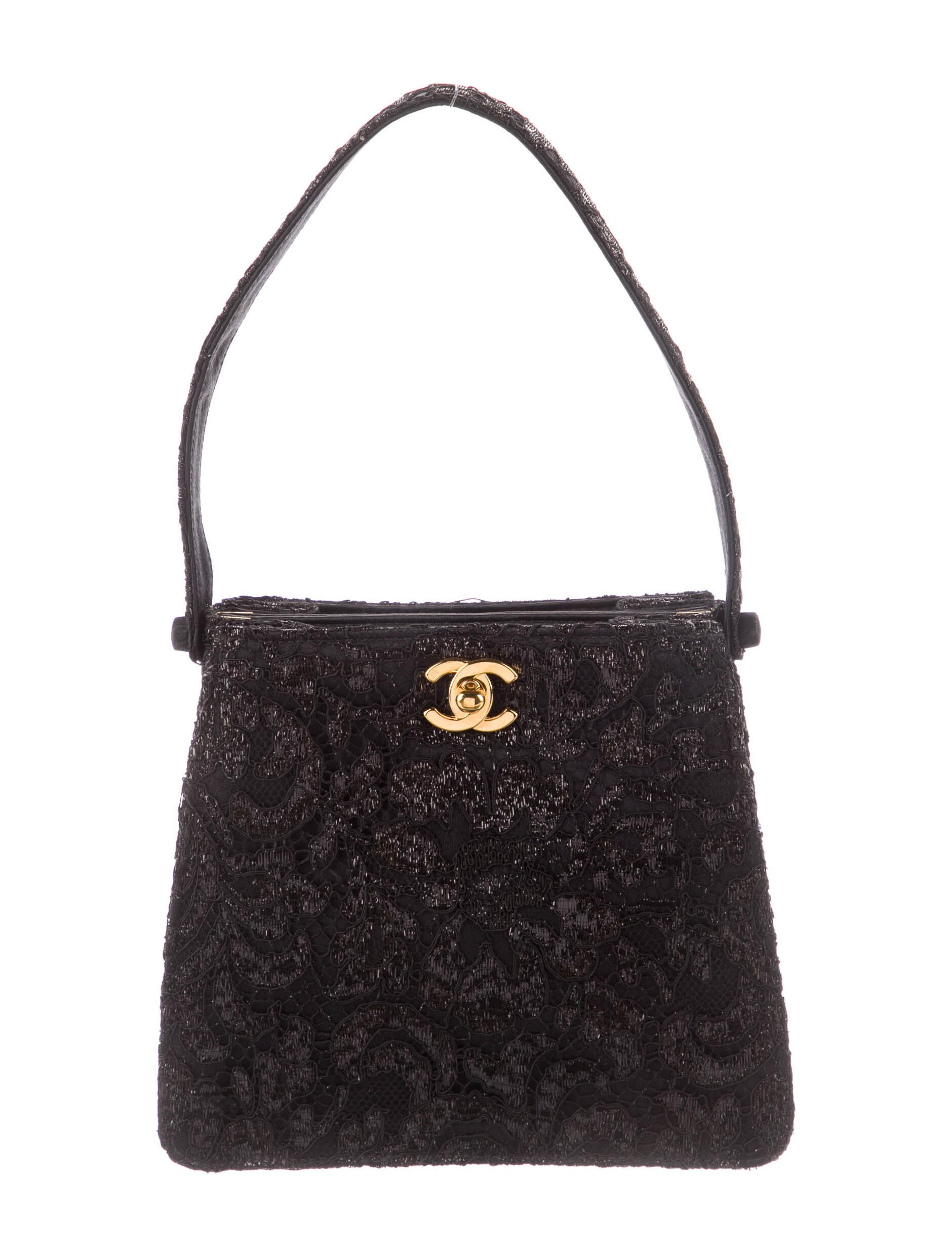 Chanel Coco Pleats Messenger Bag - Black Handle Bags, Handbags ...