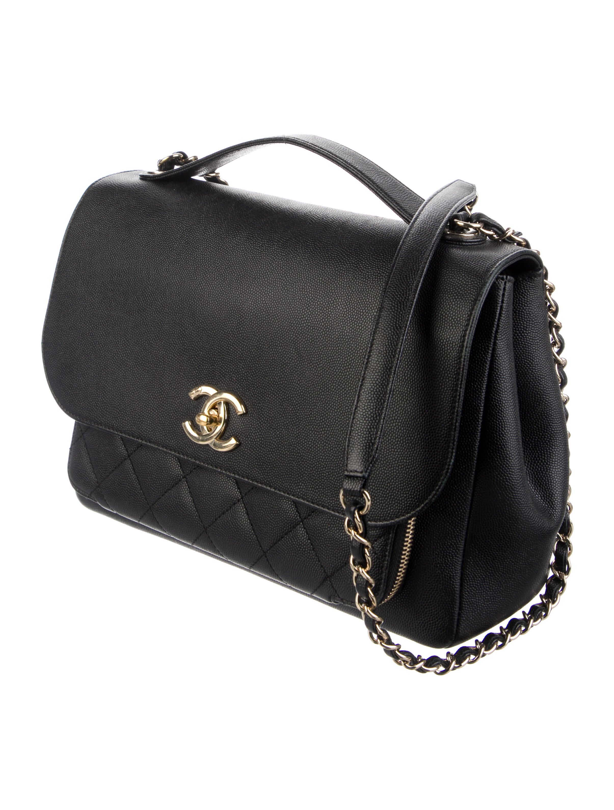 Chanel Large Business Affinity Flap Ba - Black Shoulder Bags, Handbags ...