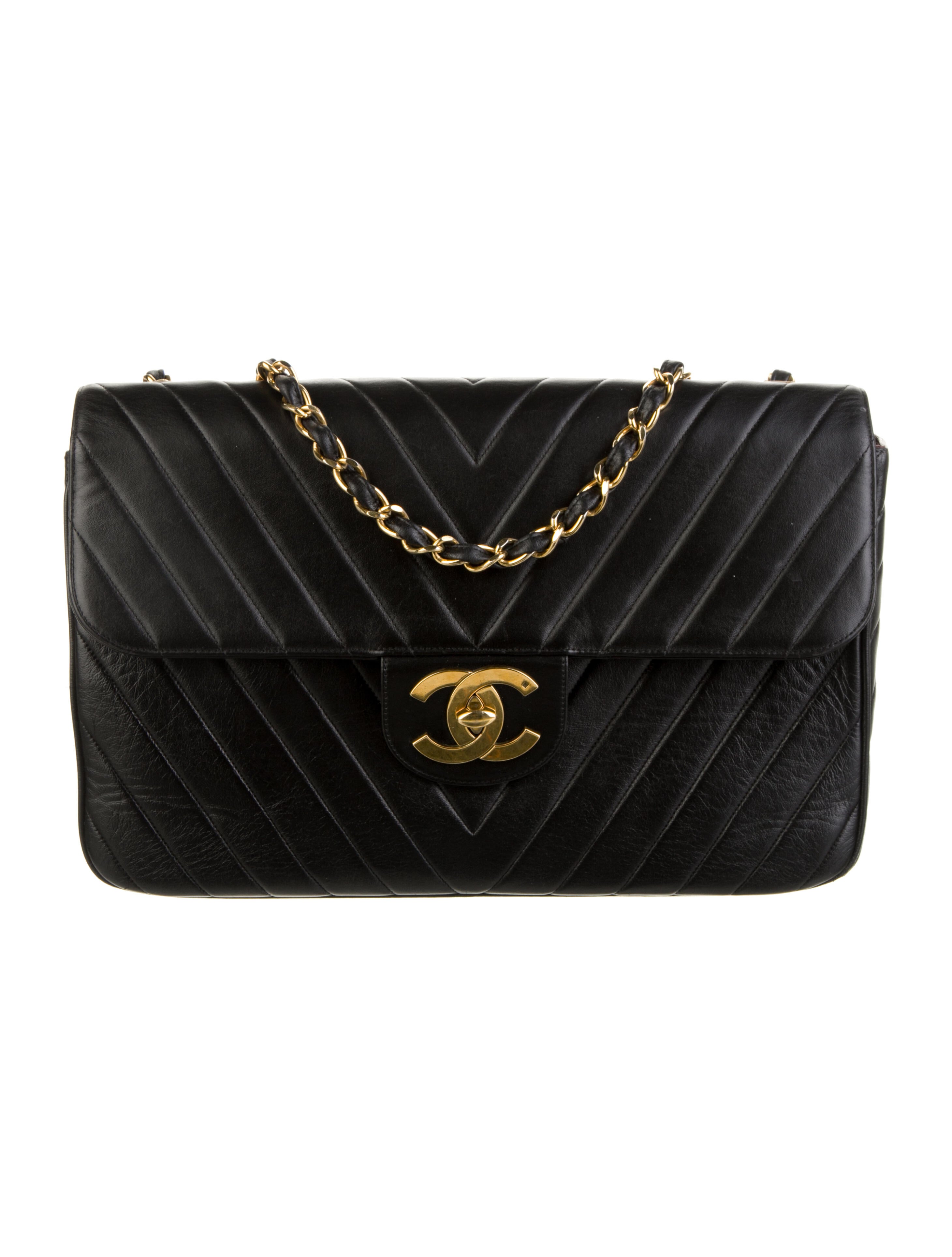 Chanel Tweed Stitch Flap Bag - Black Shoulder Bags, Handbags - CHA89877 ...