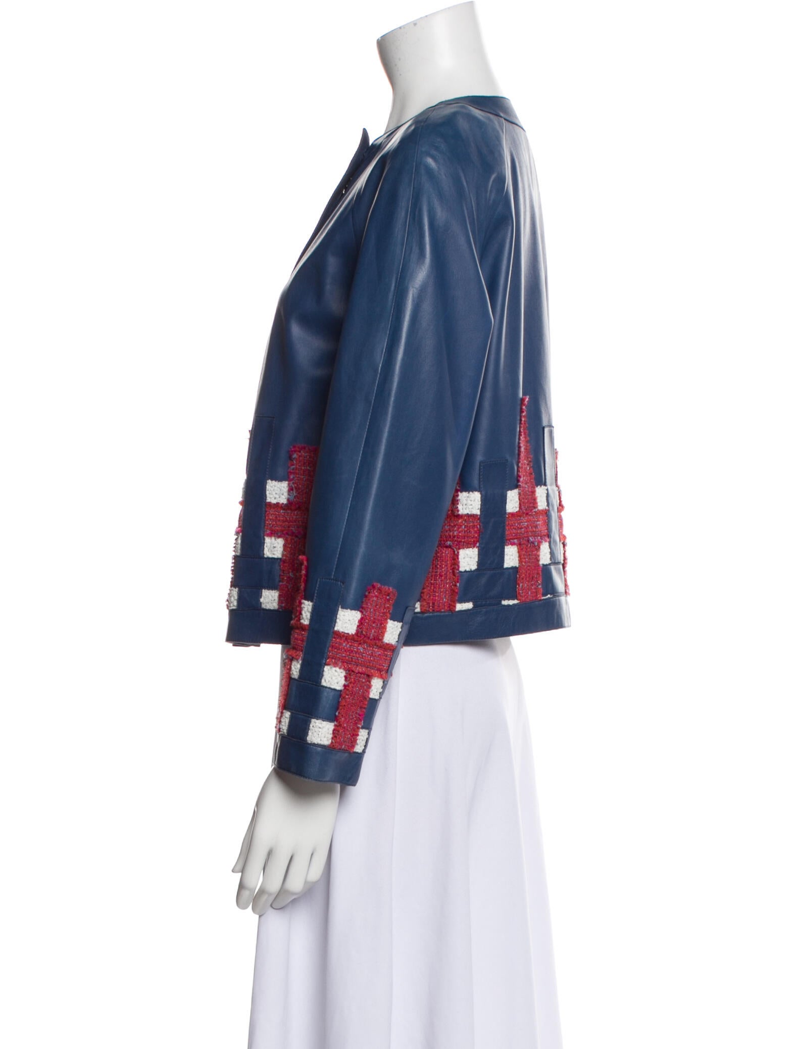 Chanel Wool Varsity Jacket - Blue Jackets, Clothing - CHA90975 | The ...