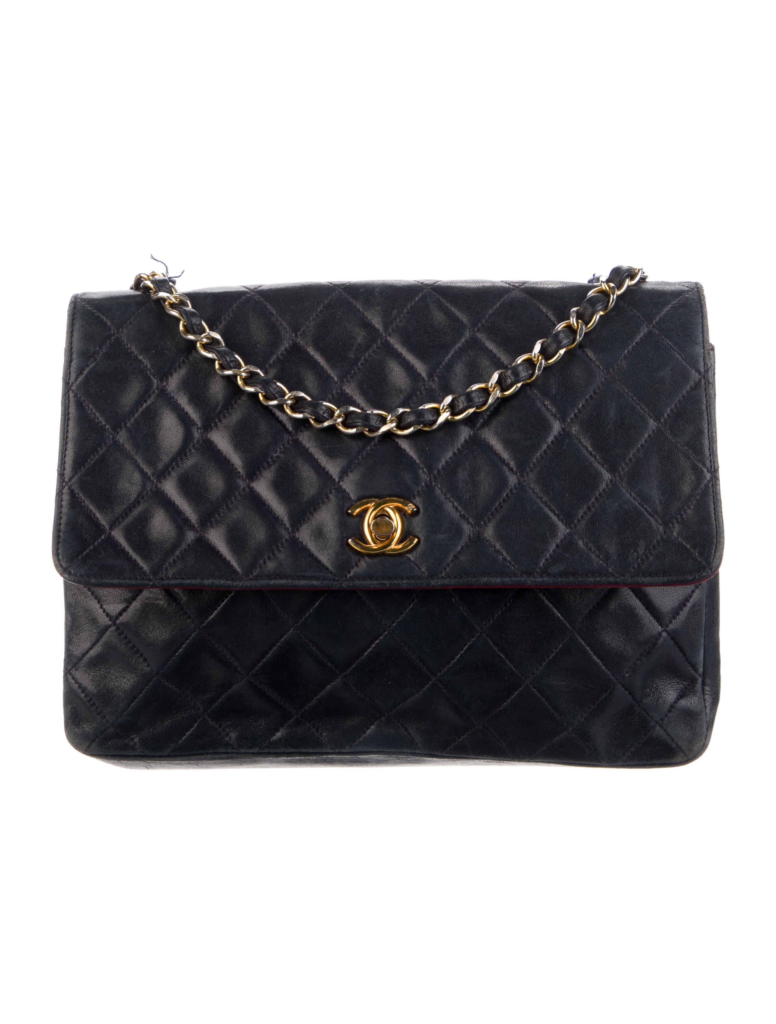 Chanel CC Flap Crossbody Bag - Blue Crossbody Bags, Handbags ...