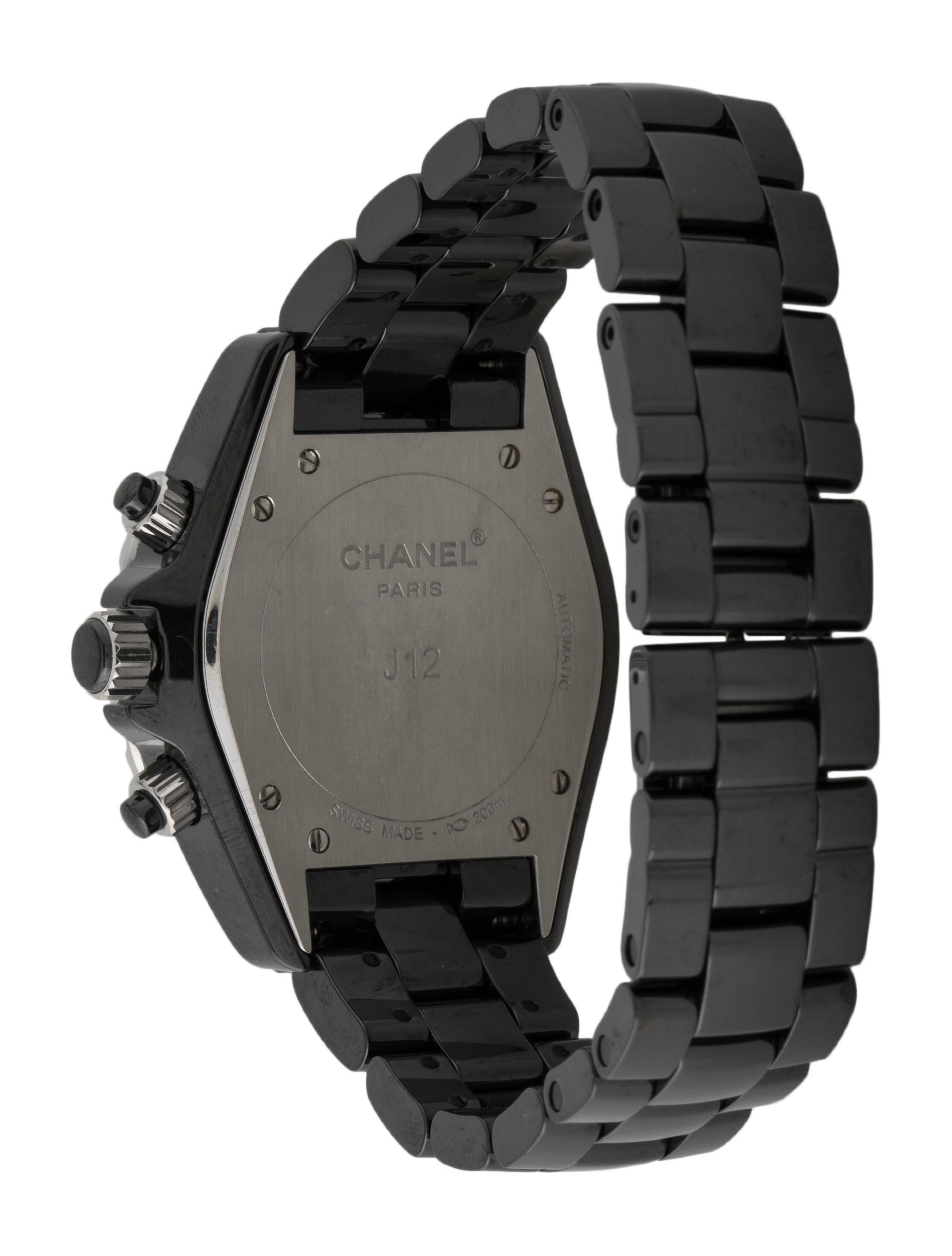 Chanel J12 Chronograph Watch - H0940 | The RealReal