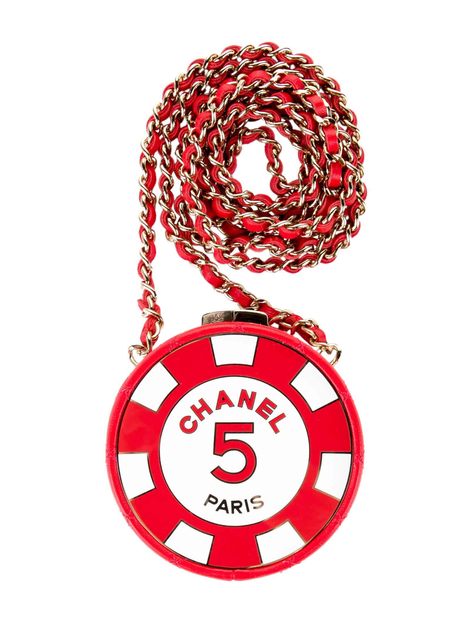 Chanel Poker Face Minaudiere - Red Mini Bags, Handbags - CHA883733 ...