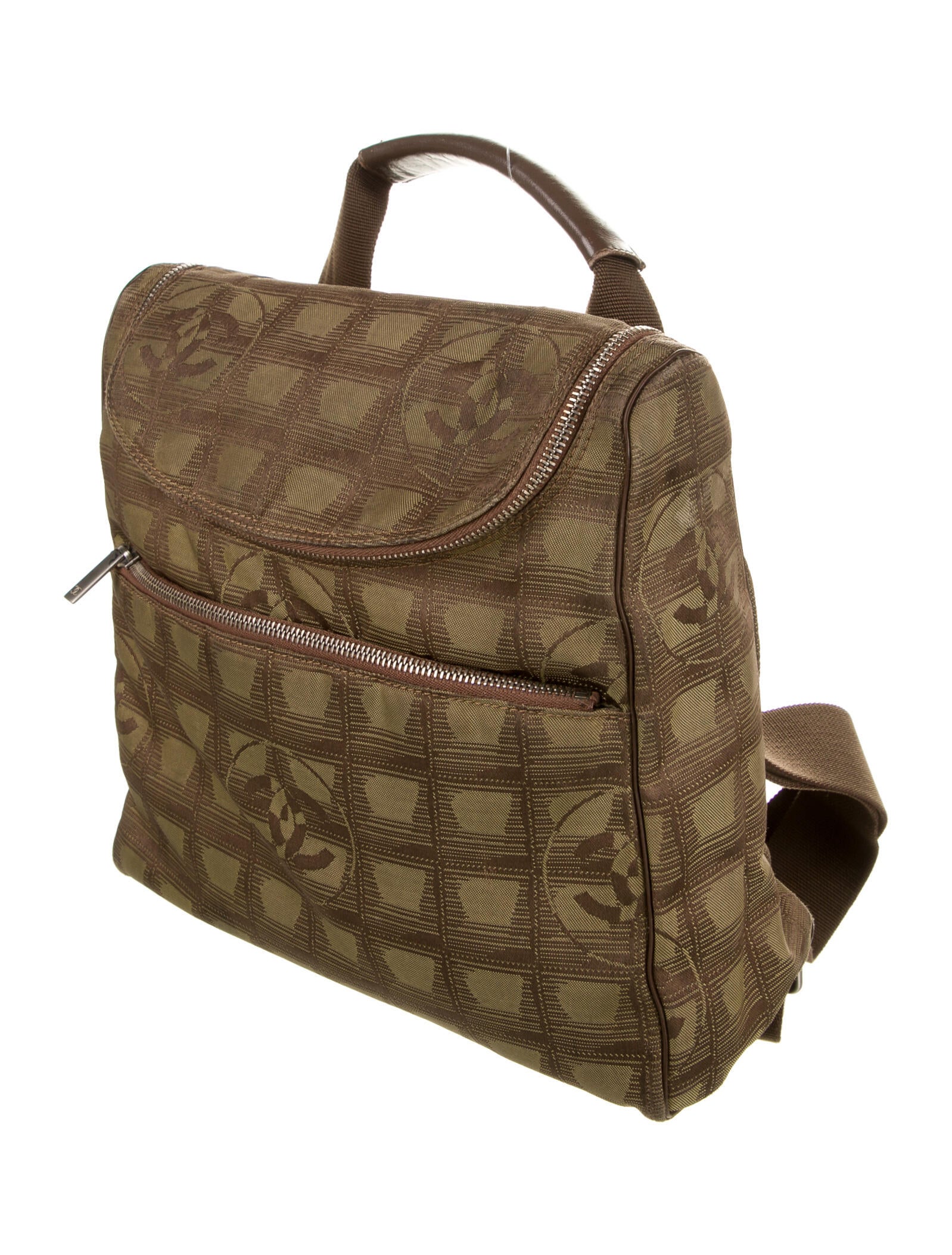 Chanel Travel Ligne Backpack - Green Backpacks, Handbags - CHA884700 ...