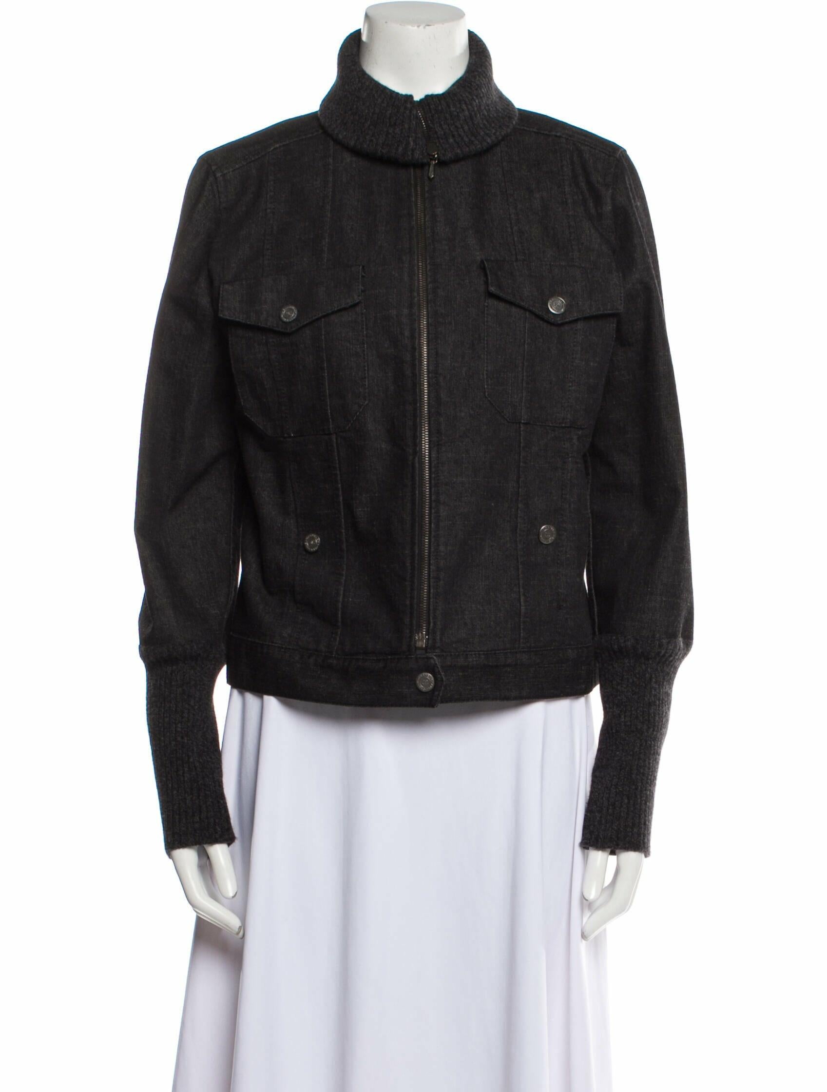 Chanel 2003 Denim Jacket - Black Jackets, Clothing - CHA885000 | The ...