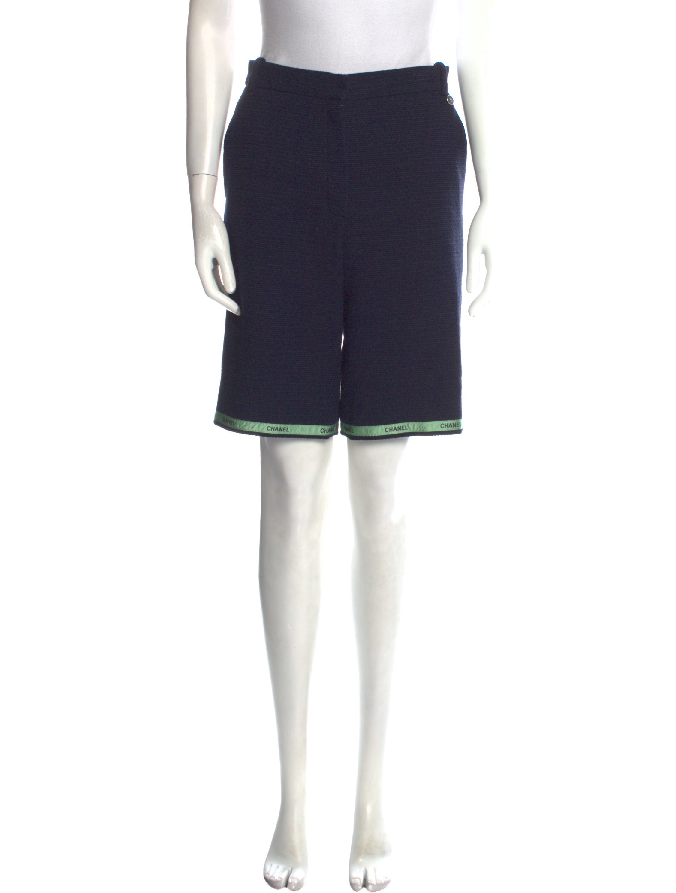 Chanel 2021 Knee-Length Shorts - Blue, 10.25" Rise Shorts, Clothing ...