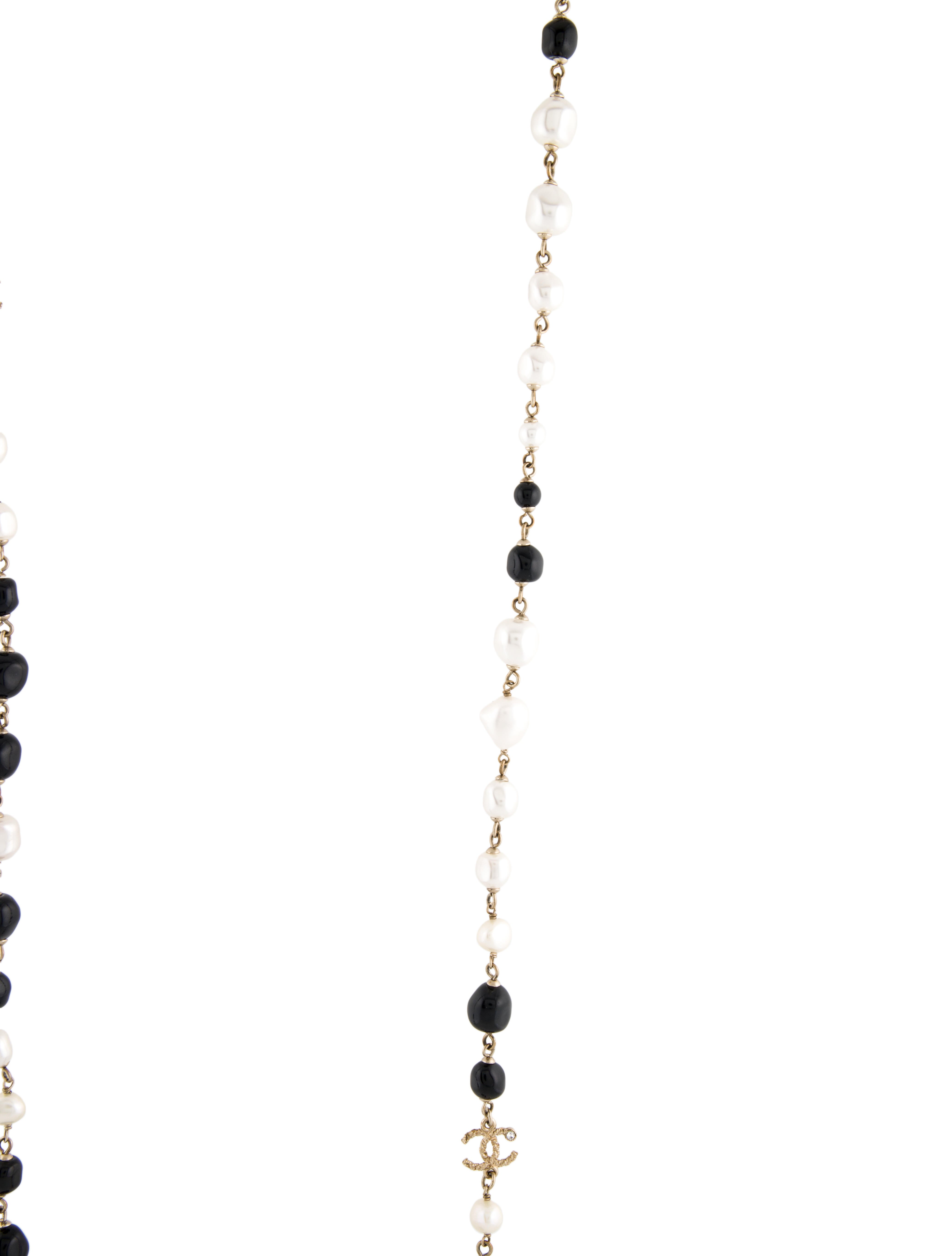 Chanel Candy Necklace - Gold-Tone Metal Bead Strand, Necklaces ...