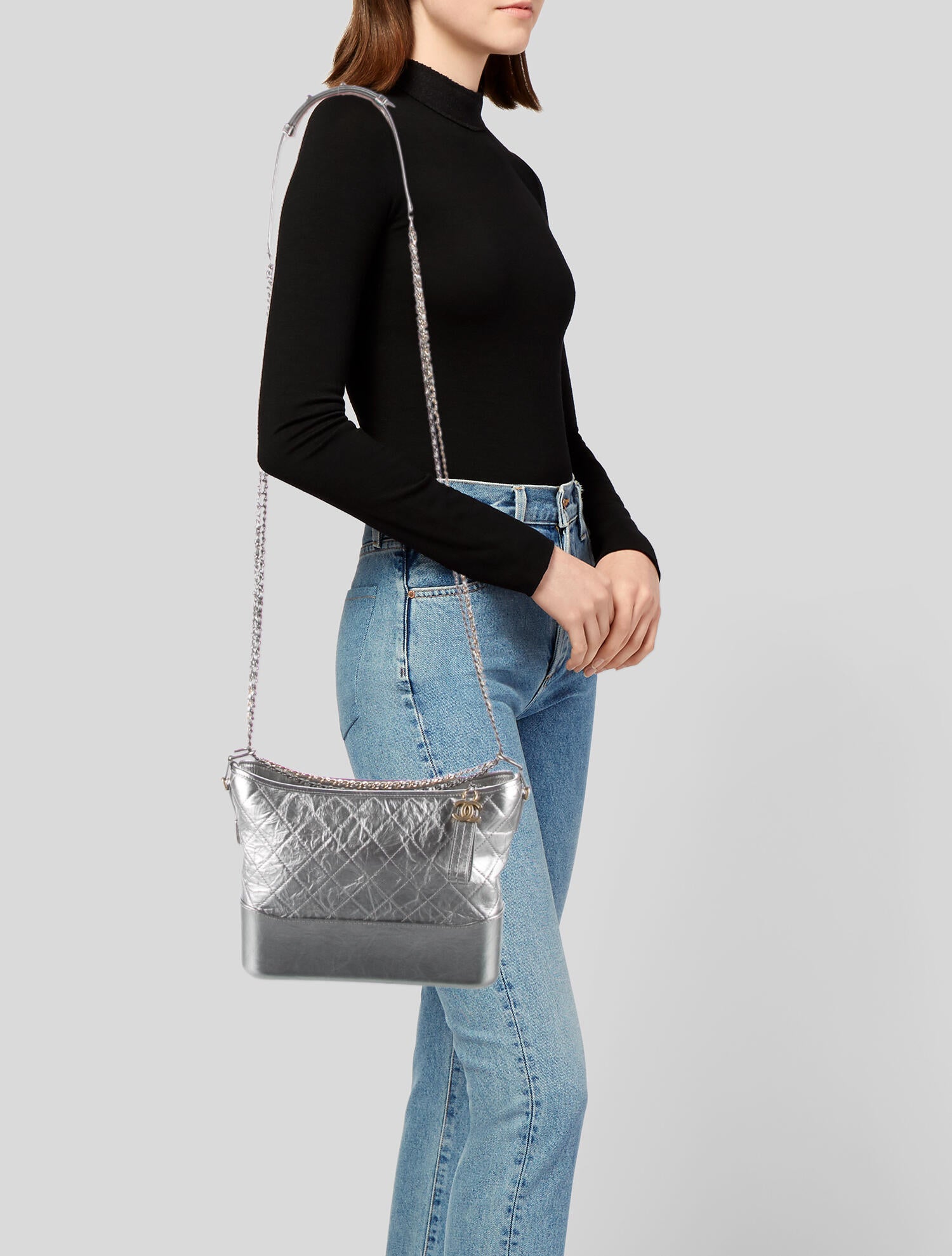 Chanel Medium Gabrielle Hobo - Silver Shoulder Bags, Handbags ...