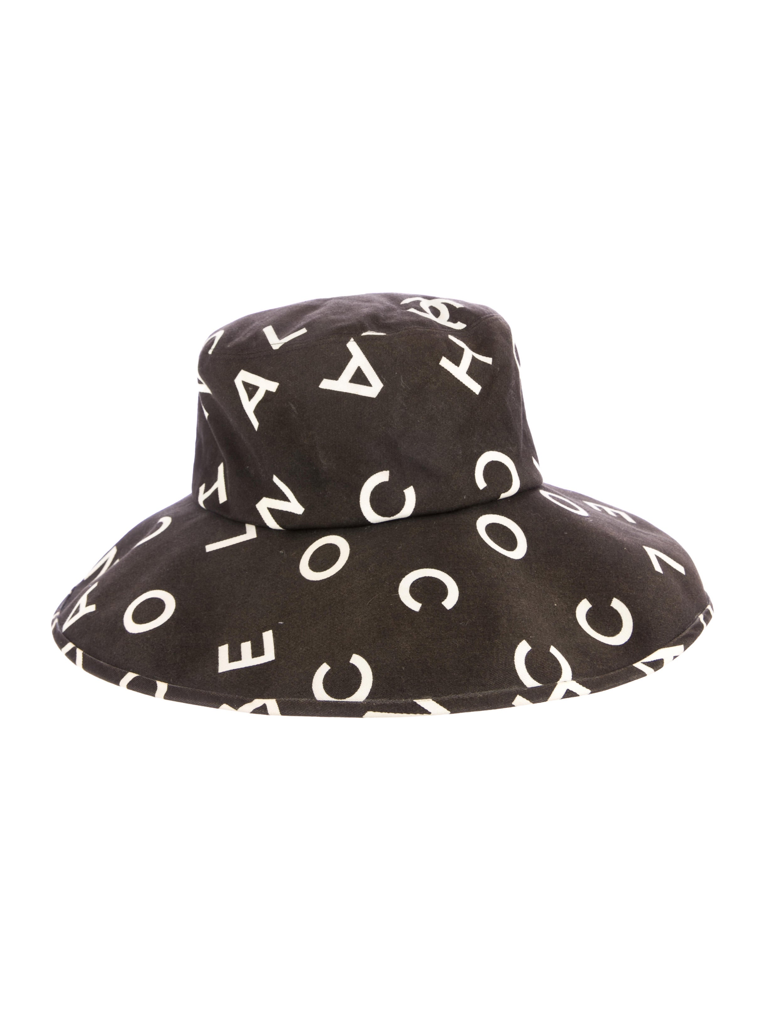 Chanel Coco Sun Hat - Black Hats, Accessories - CHA89420 | The RealReal