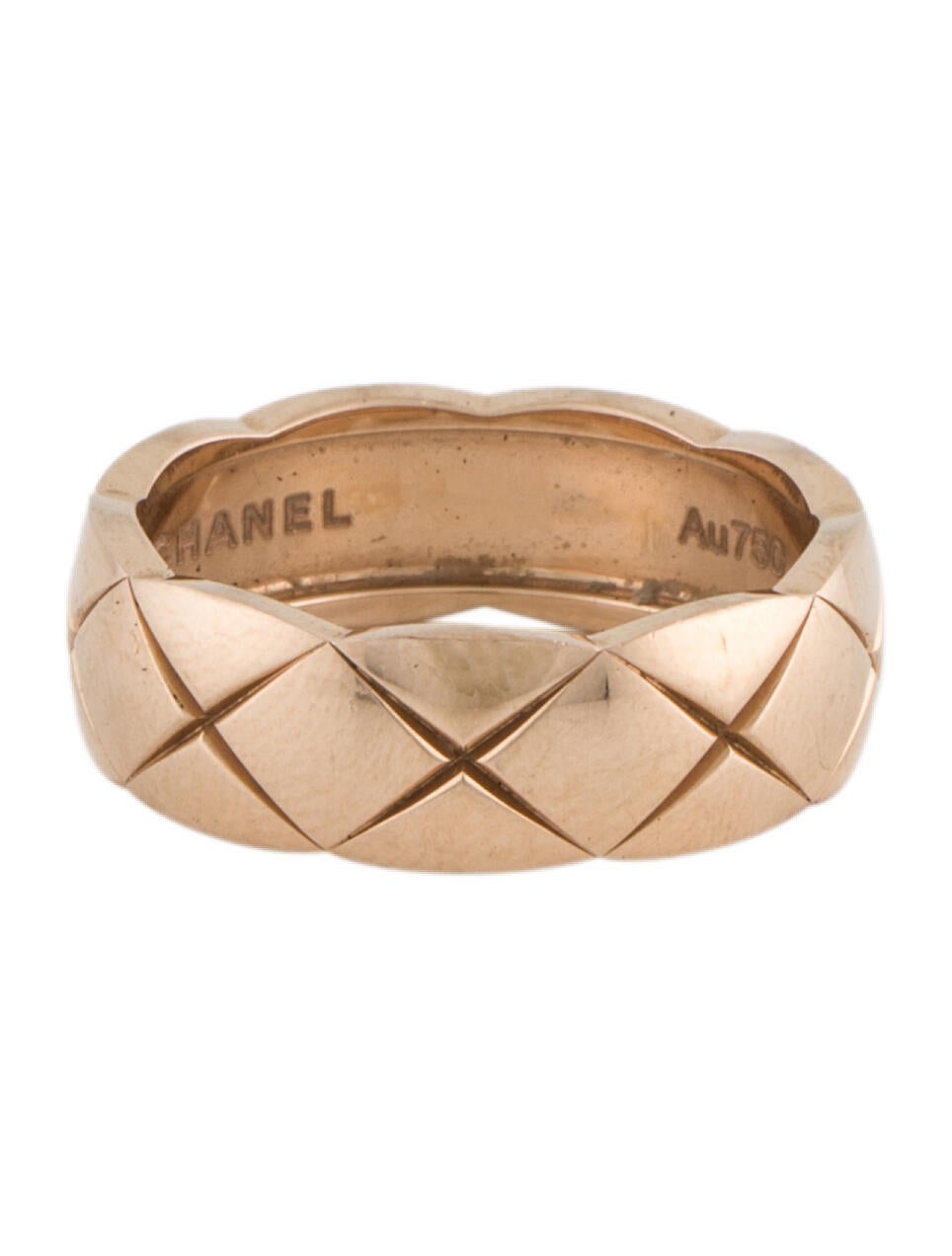Chanel 18K Coco Crush Ring - 18K Rose Gold Band, Rings - CHA896566 | The RealReal