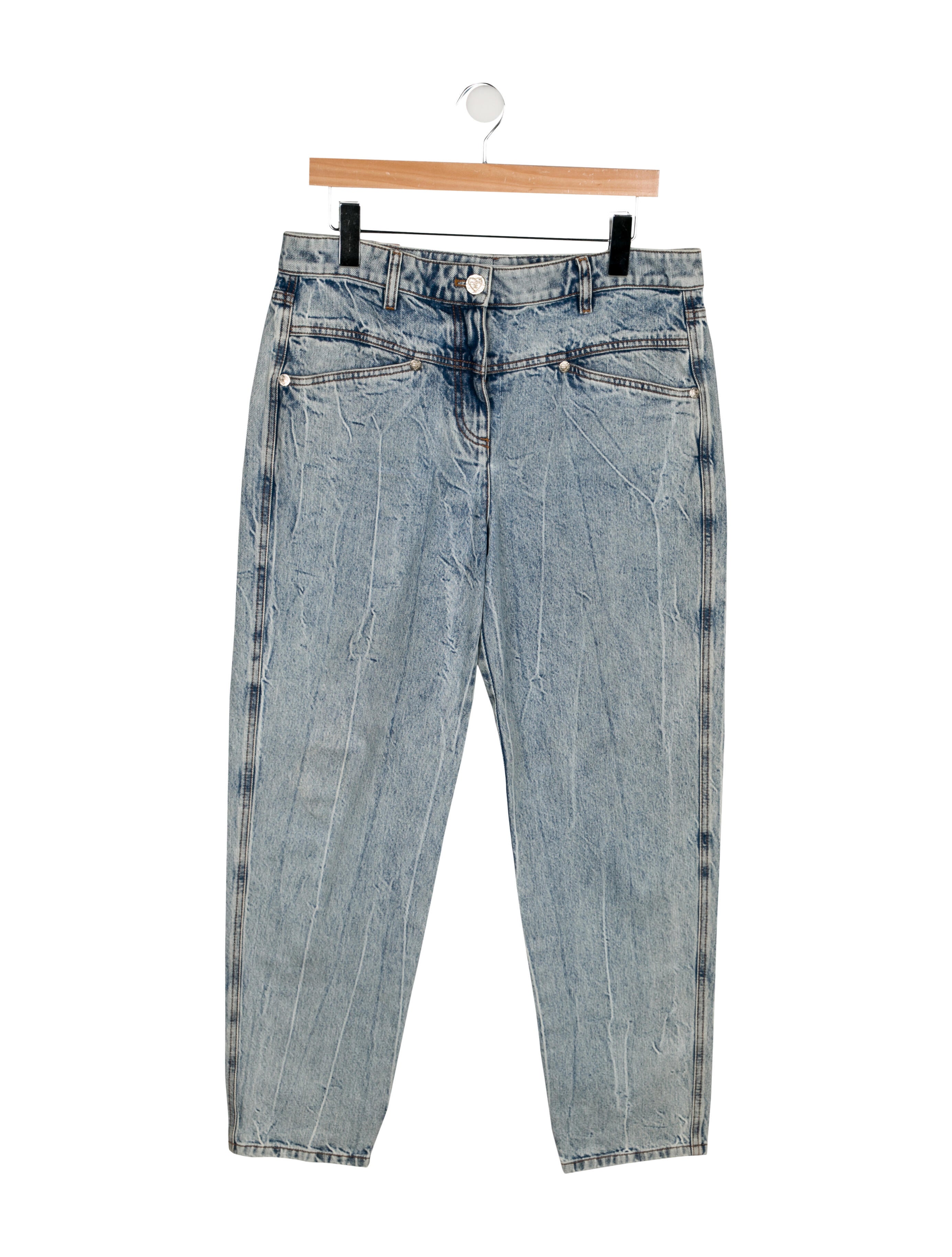 Chanel 2019 Straight Leg Jeans - Blue, 11.75" Rise Jeans, Clothing ...